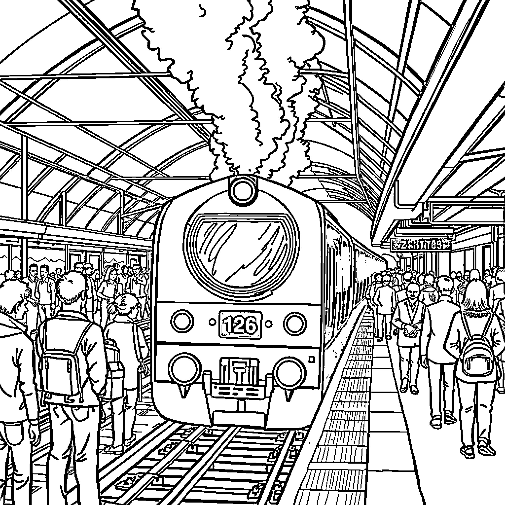 Best Train Coloring Pages (Free Printable PDF)