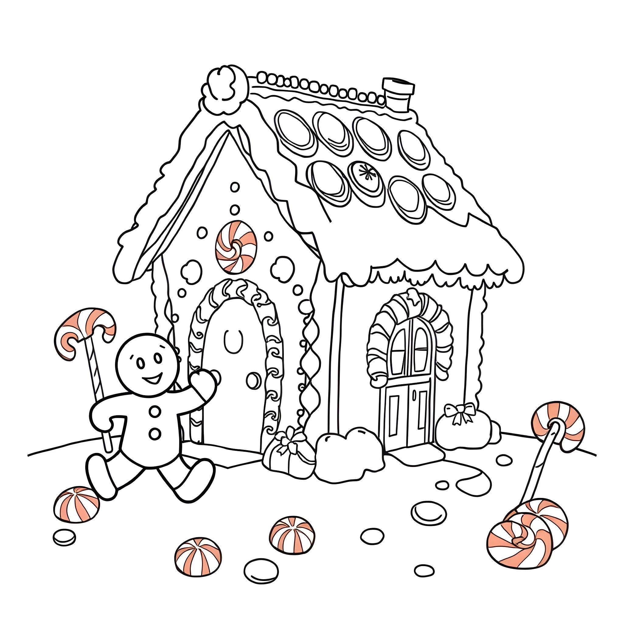 Best Gingerbread Man Coloring Pages (Free Printable PDF)
