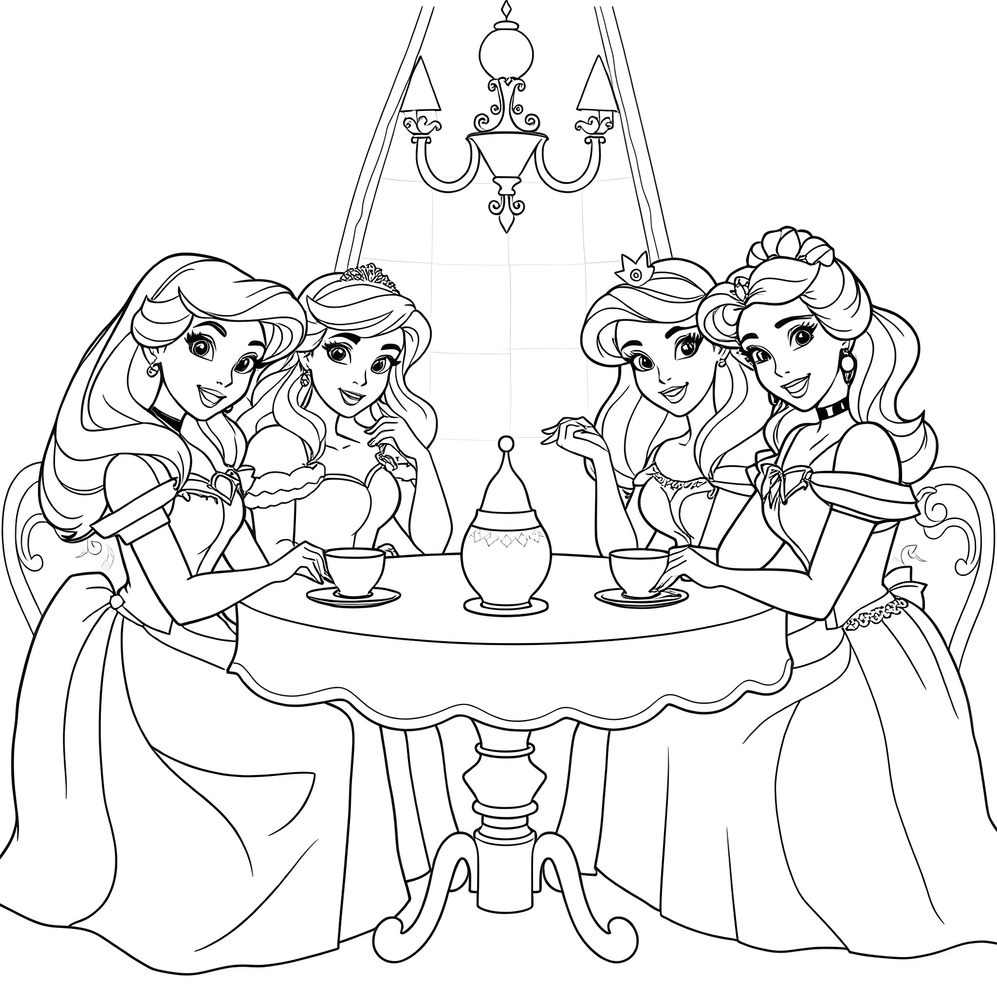 153 Best Disney Princess Coloring Pages (Free Printable PDFs)