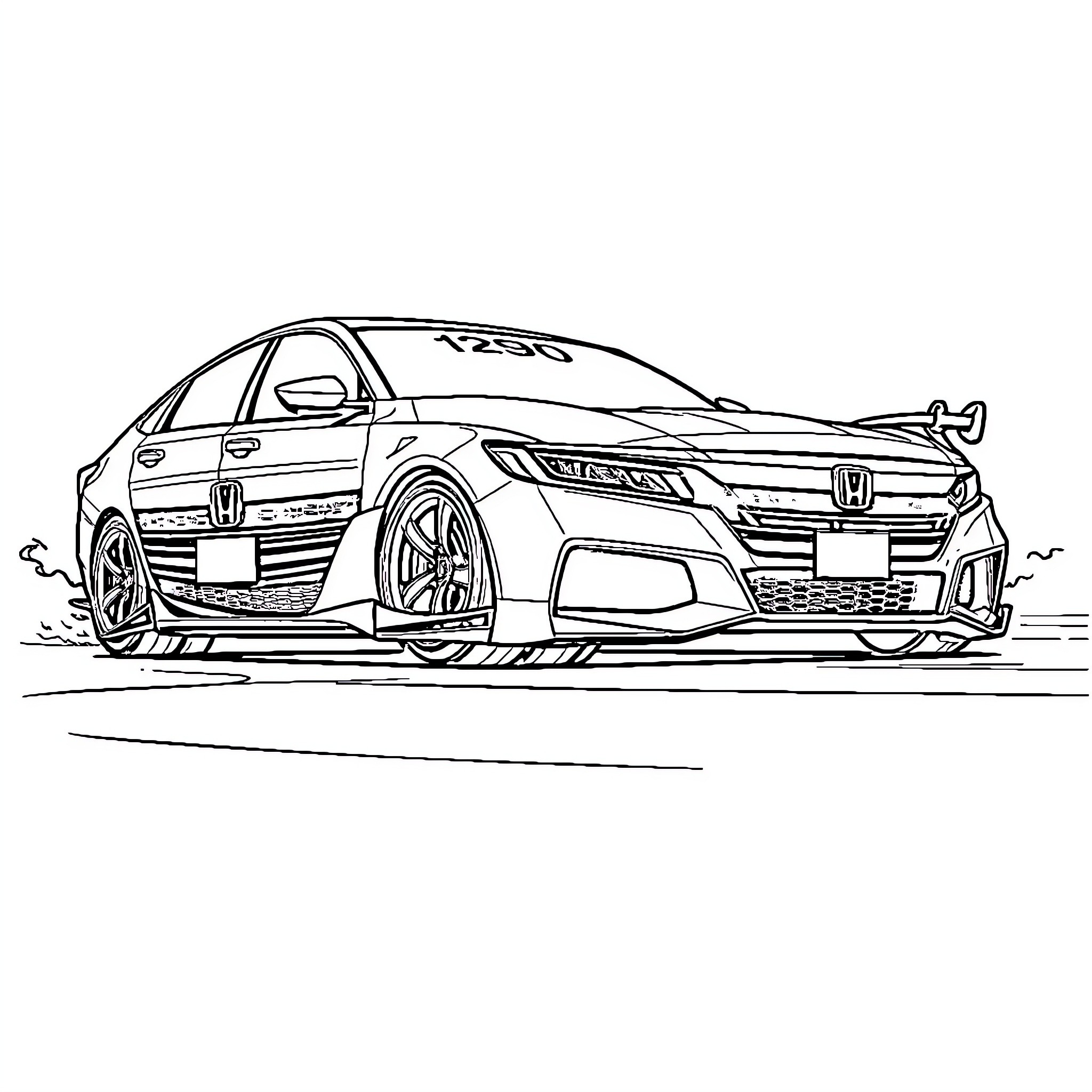 Best Honda Coloring Pages (Free Printable PDF)
