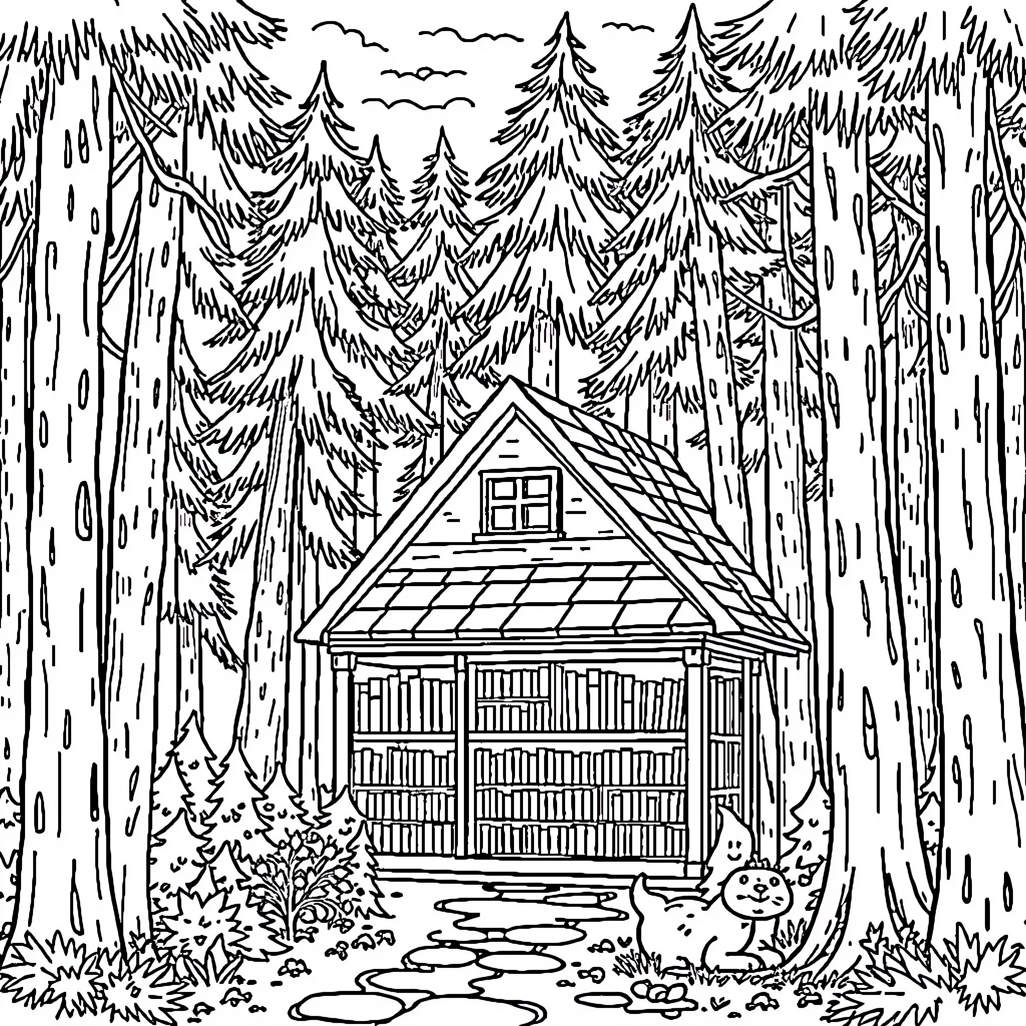 Best Bookstore Coloring Pages (Free Printable PDF)