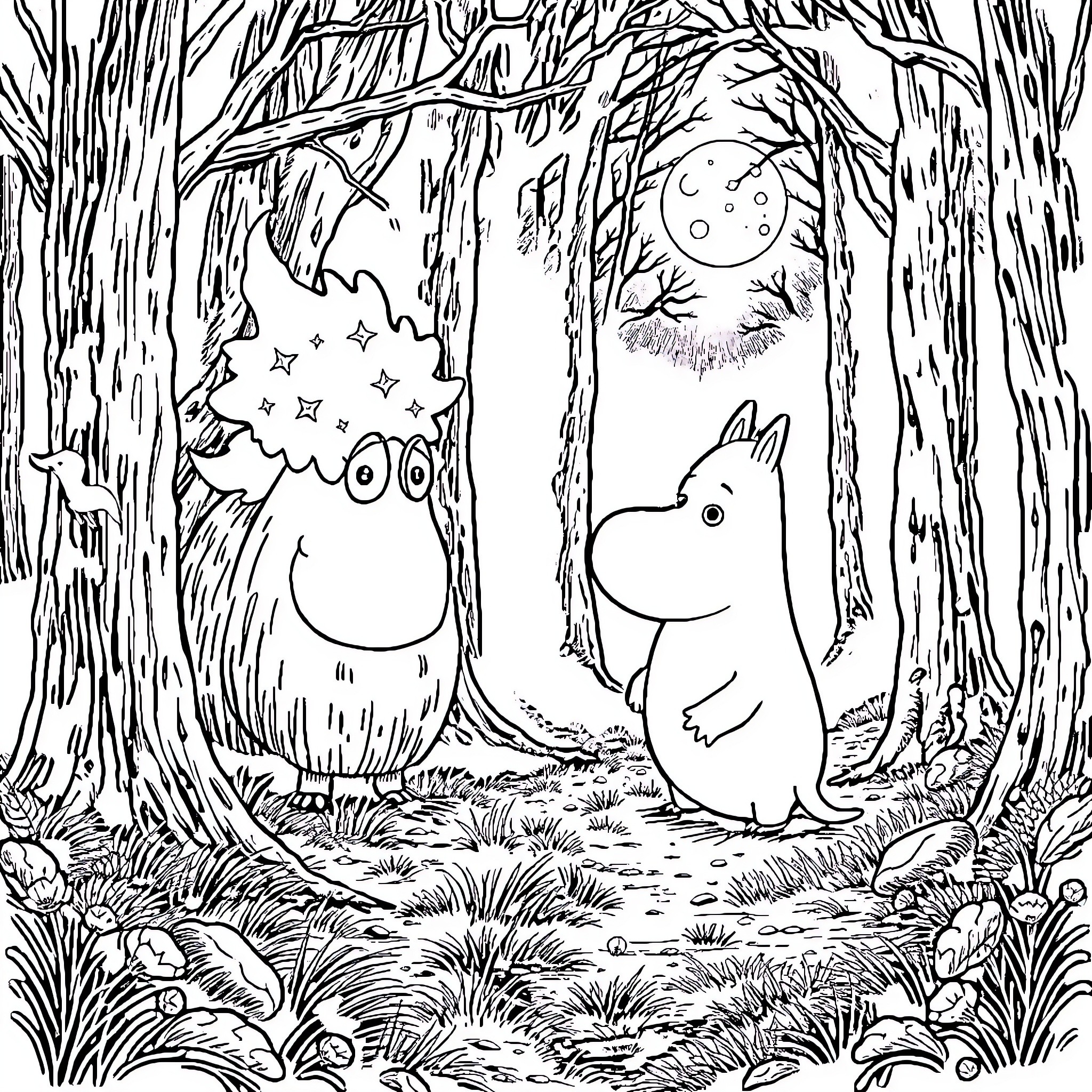 Best Moomin Coloring Pages (Free Printable PDF)
