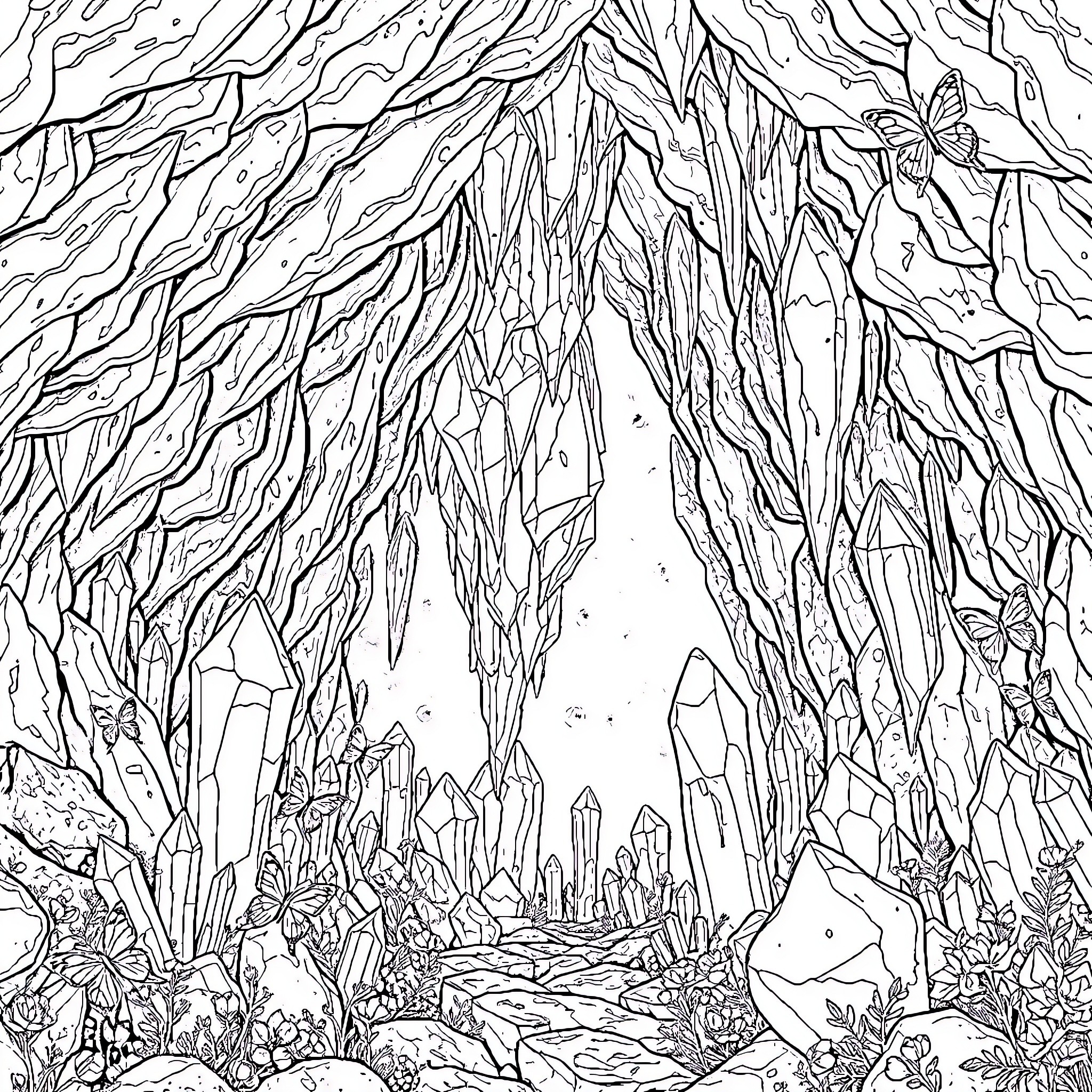 Best Cave Coloring Pages (Free Printable PDF)