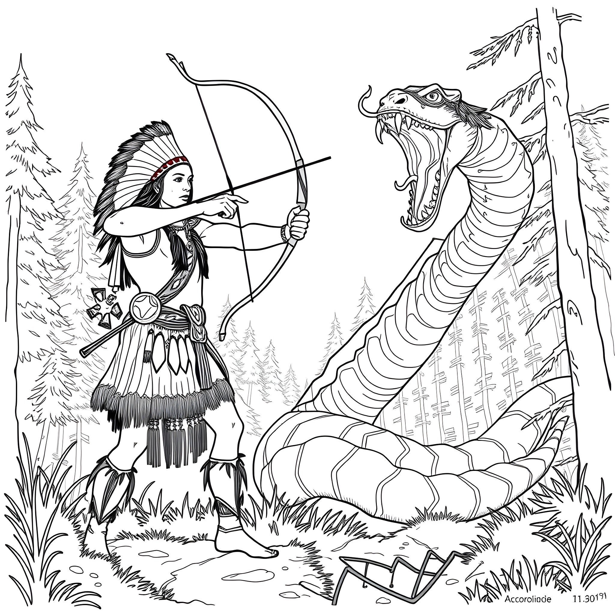 1 Best Cherokee Village Coloring Pages (Free Printable PDFs)