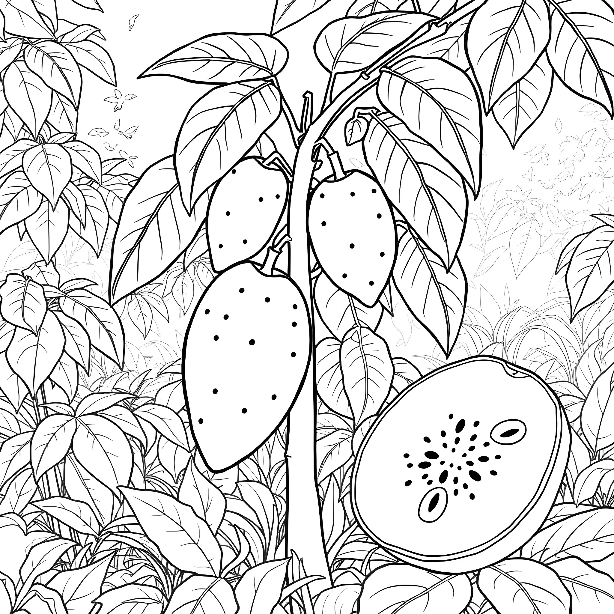 Best Rambutan Coloring Pages (Free Printable PDF)