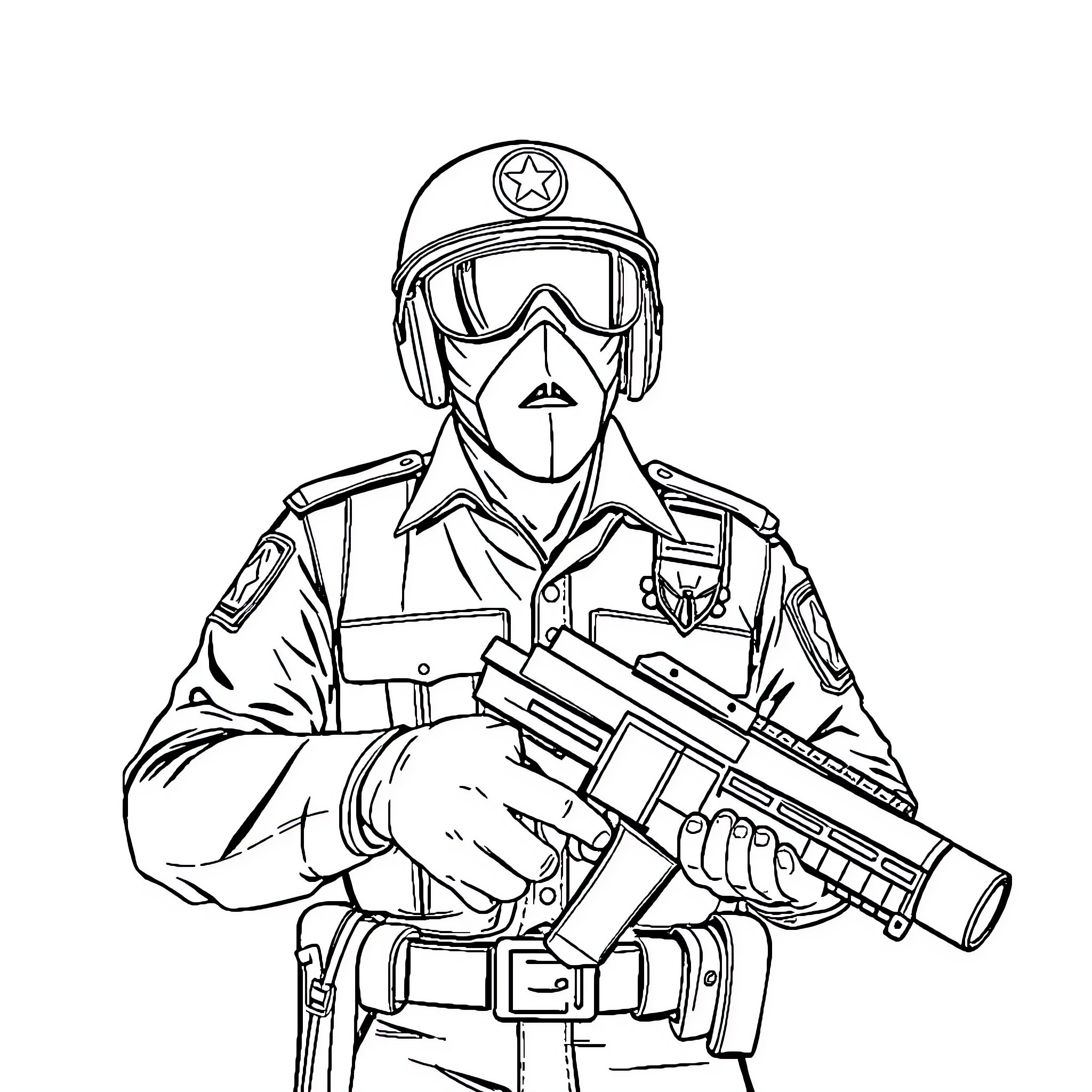 Best Security Guard Coloring Pages (Free Printable PDF)