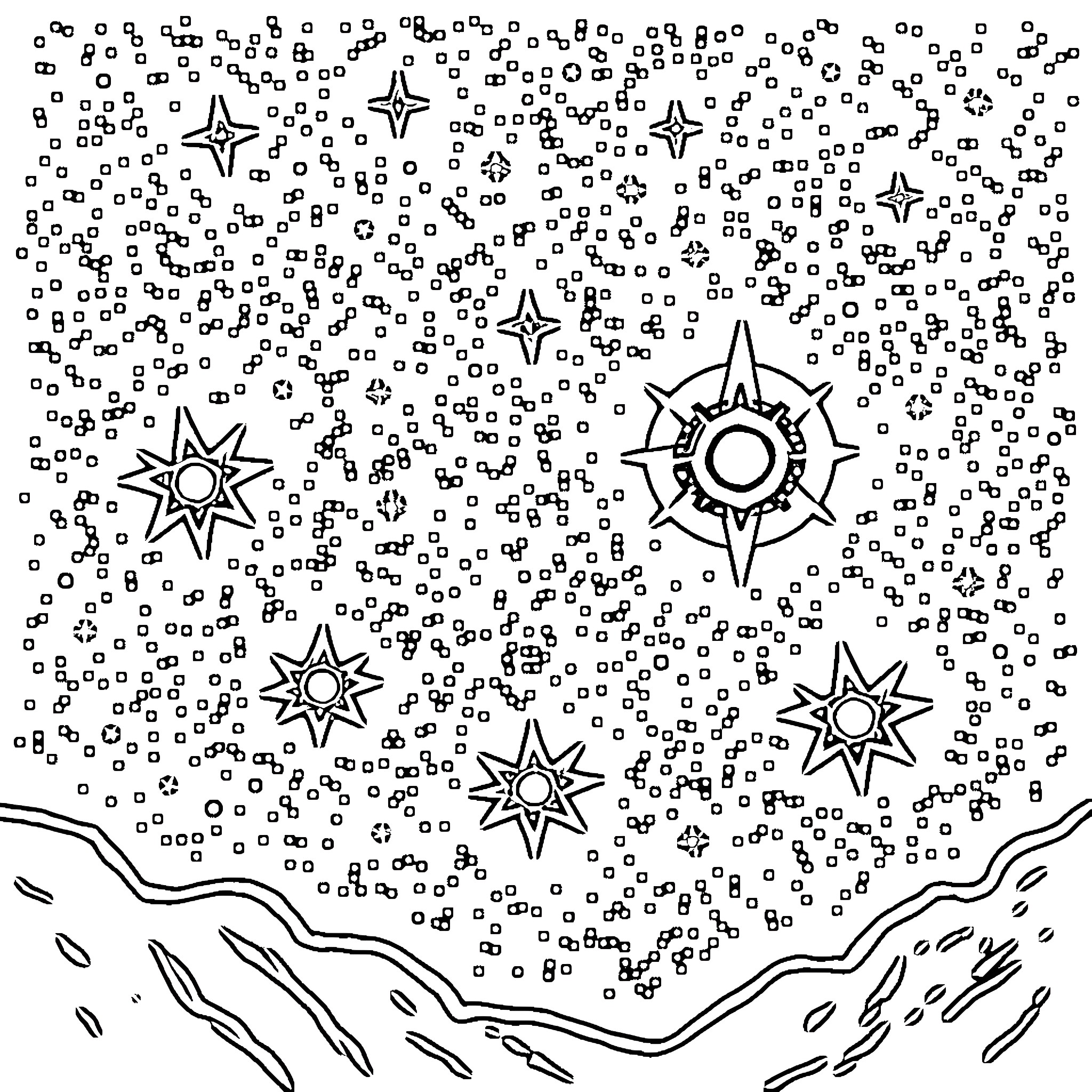 Best Matariki Coloring Pages (Free Printable PDF)