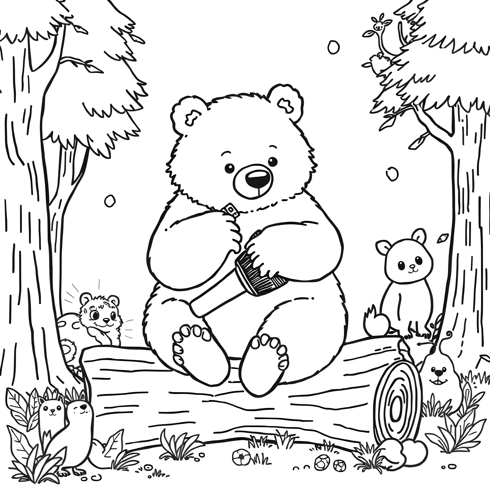 Best Bear Coloring Pages (Free Printable PDF)