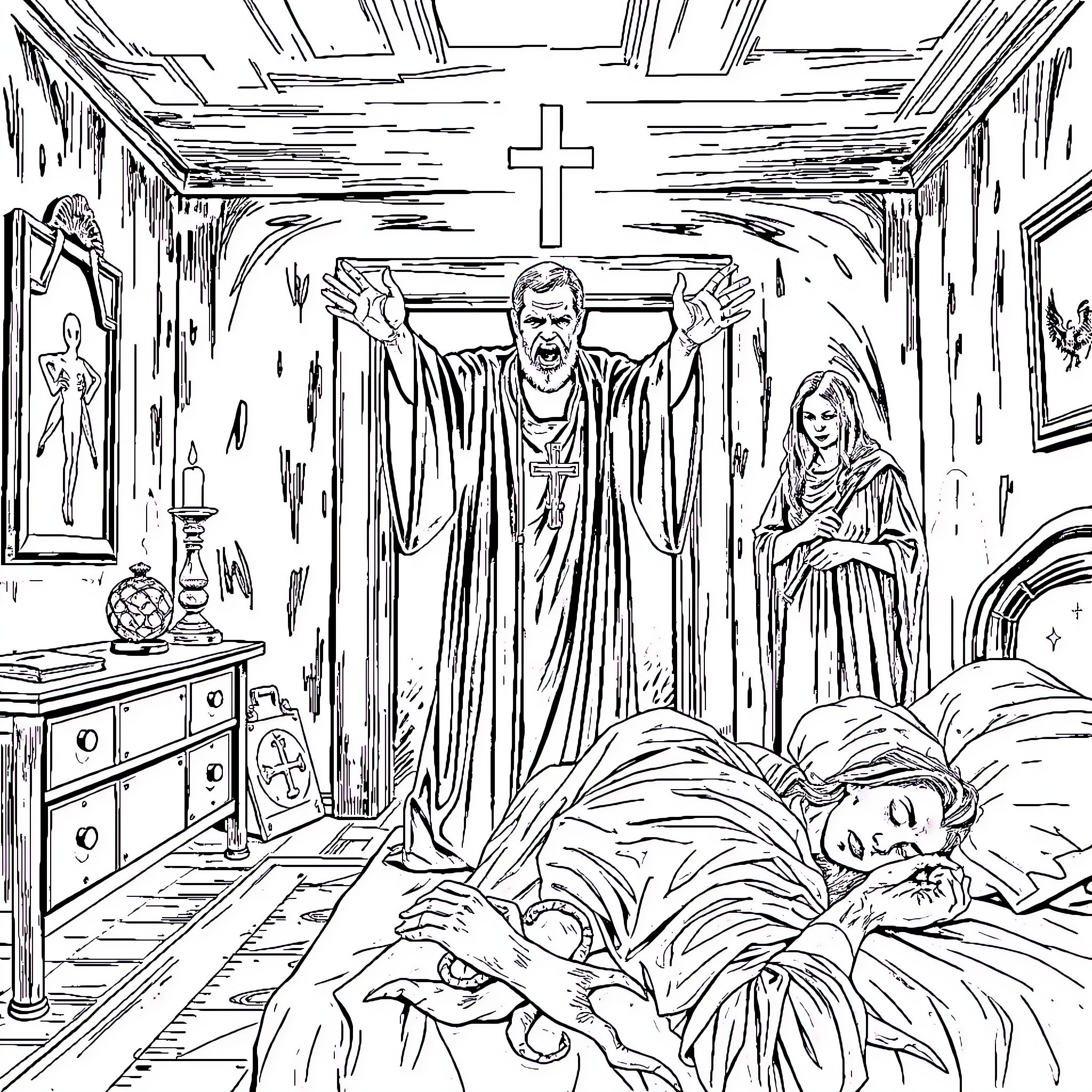 Best Exorcism Coloring Pages (Free Printable PDF)