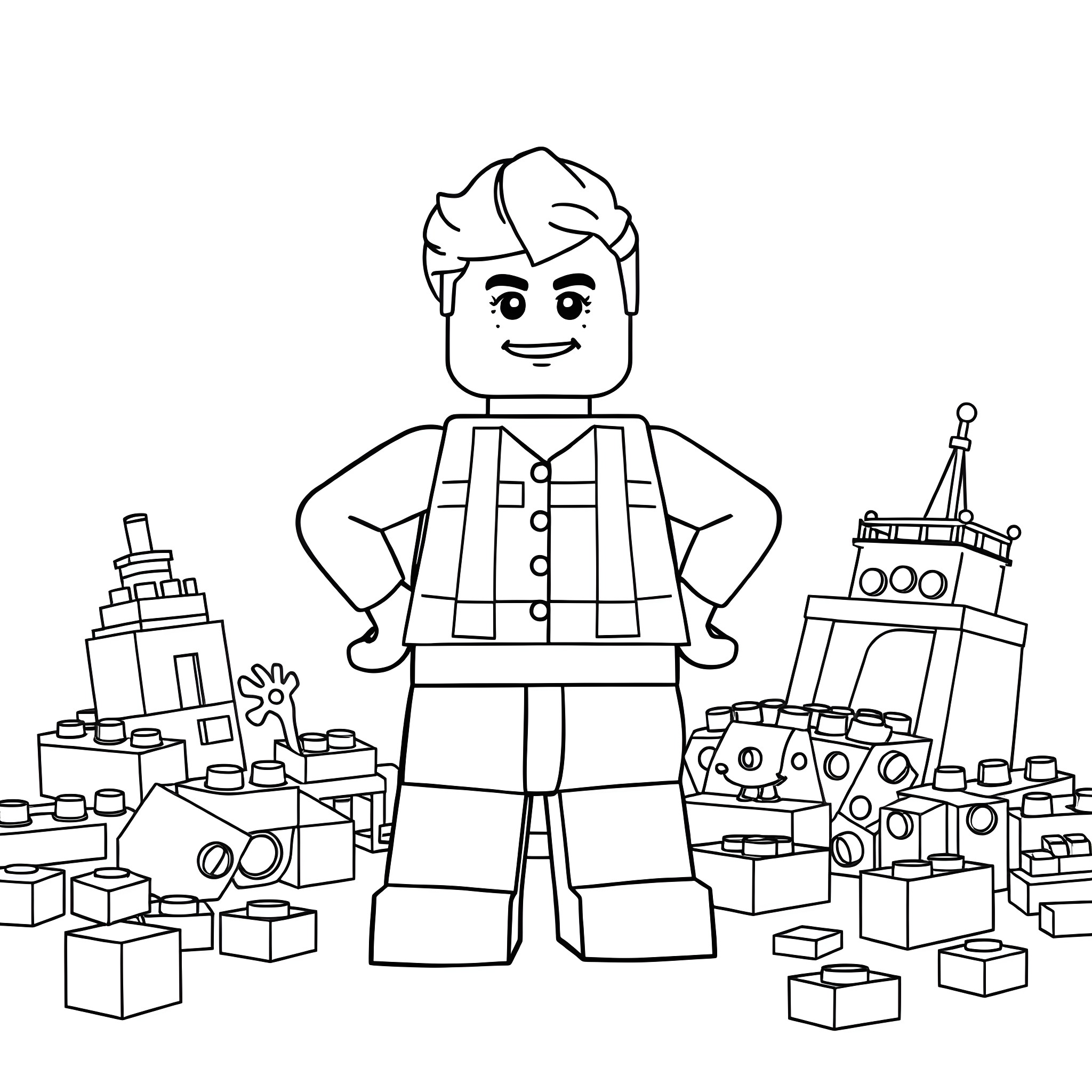 4 Best Lego Minifig Coloring Pages (Free Printable PDFs)