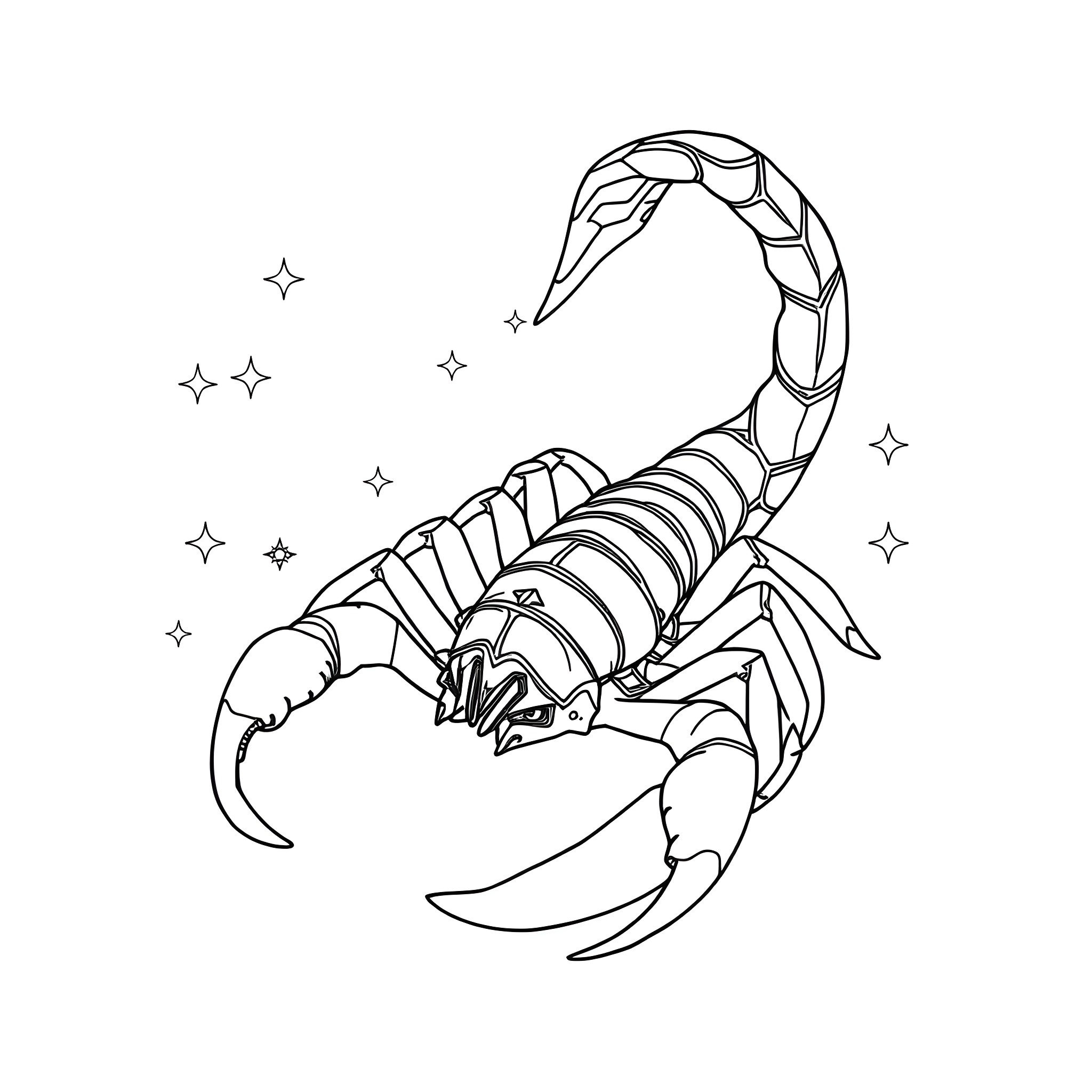 Best Scorpio Coloring Pages (Free Printable PDF)