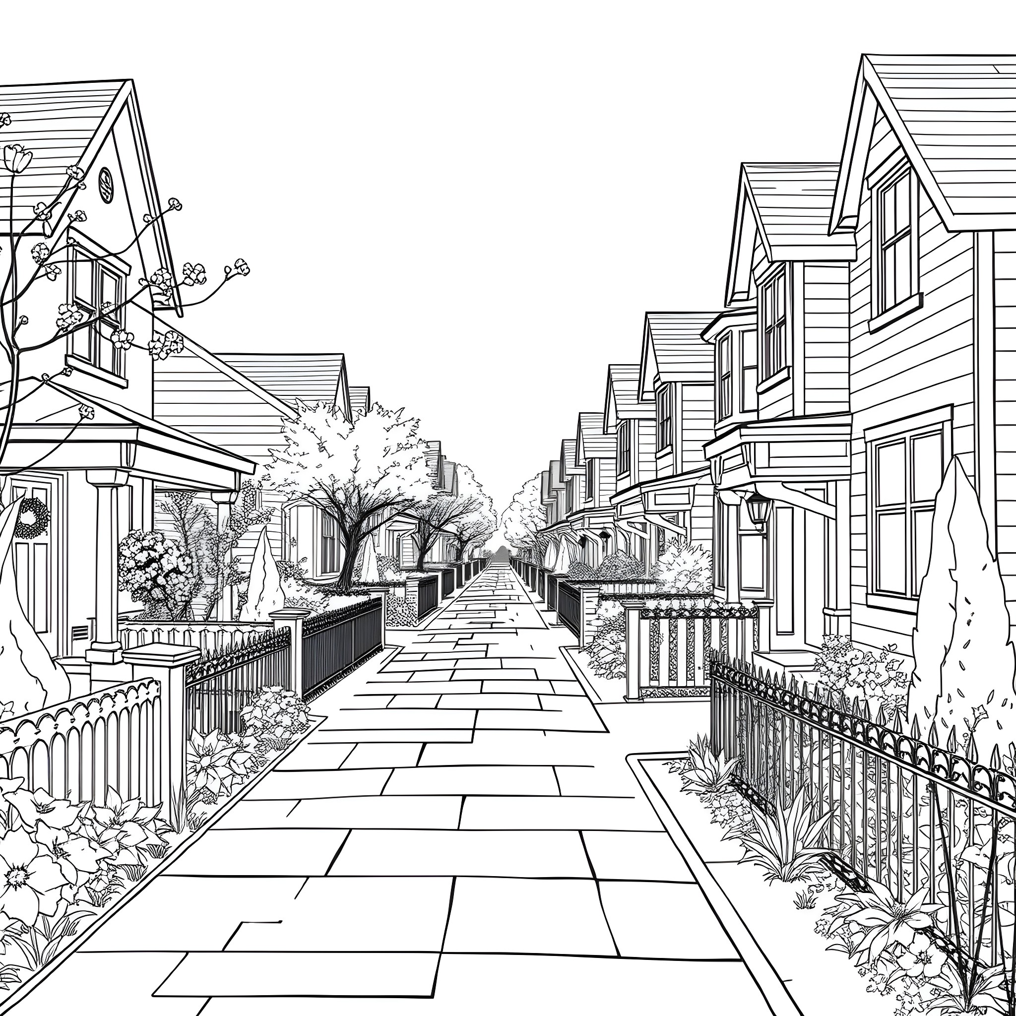 247 Best House Coloring Pages (Free Printable PDFs)