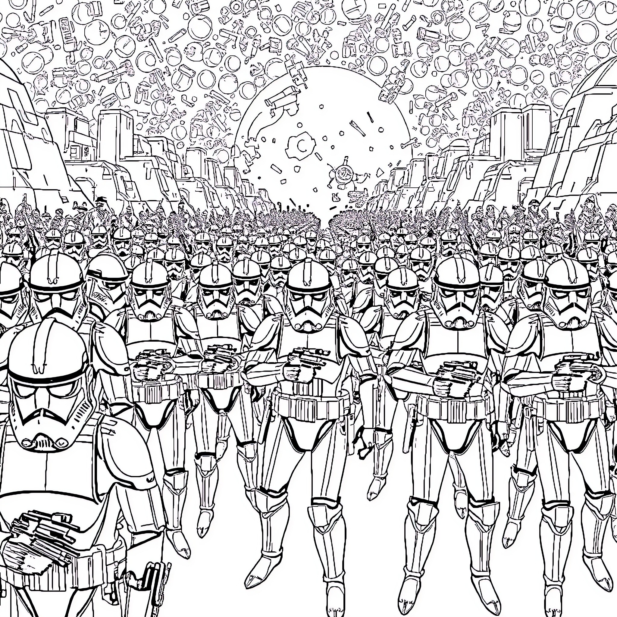 Best Clone Coloring Pages (Free Printable PDF)