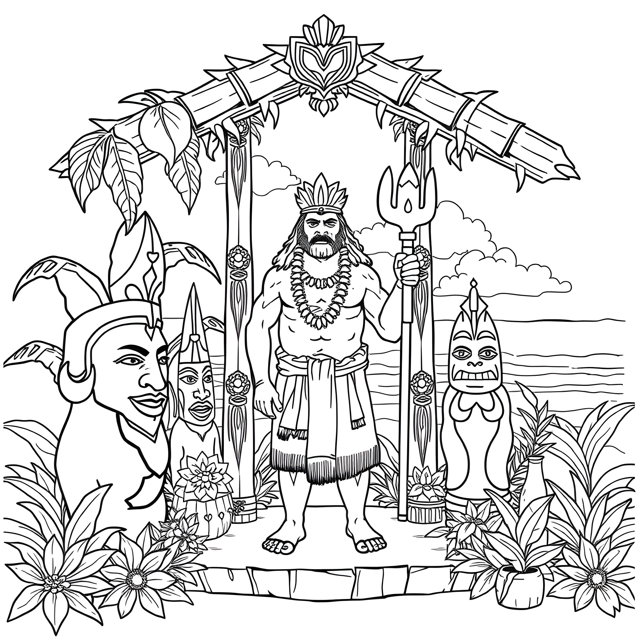 Best Maui Coloring Pages (Free Printable PDF)