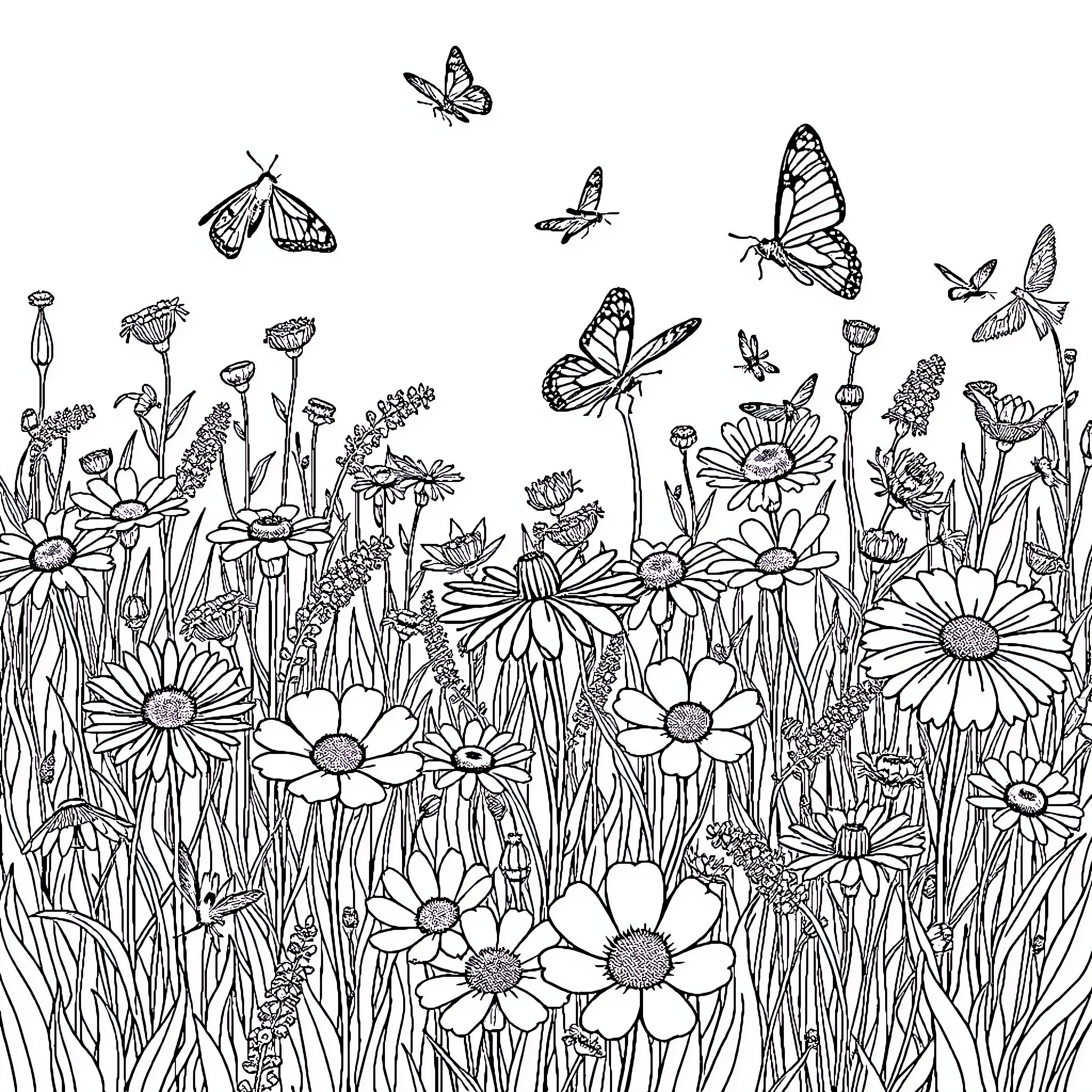 Best Wildflower Coloring Pages (Free Printable PDF)