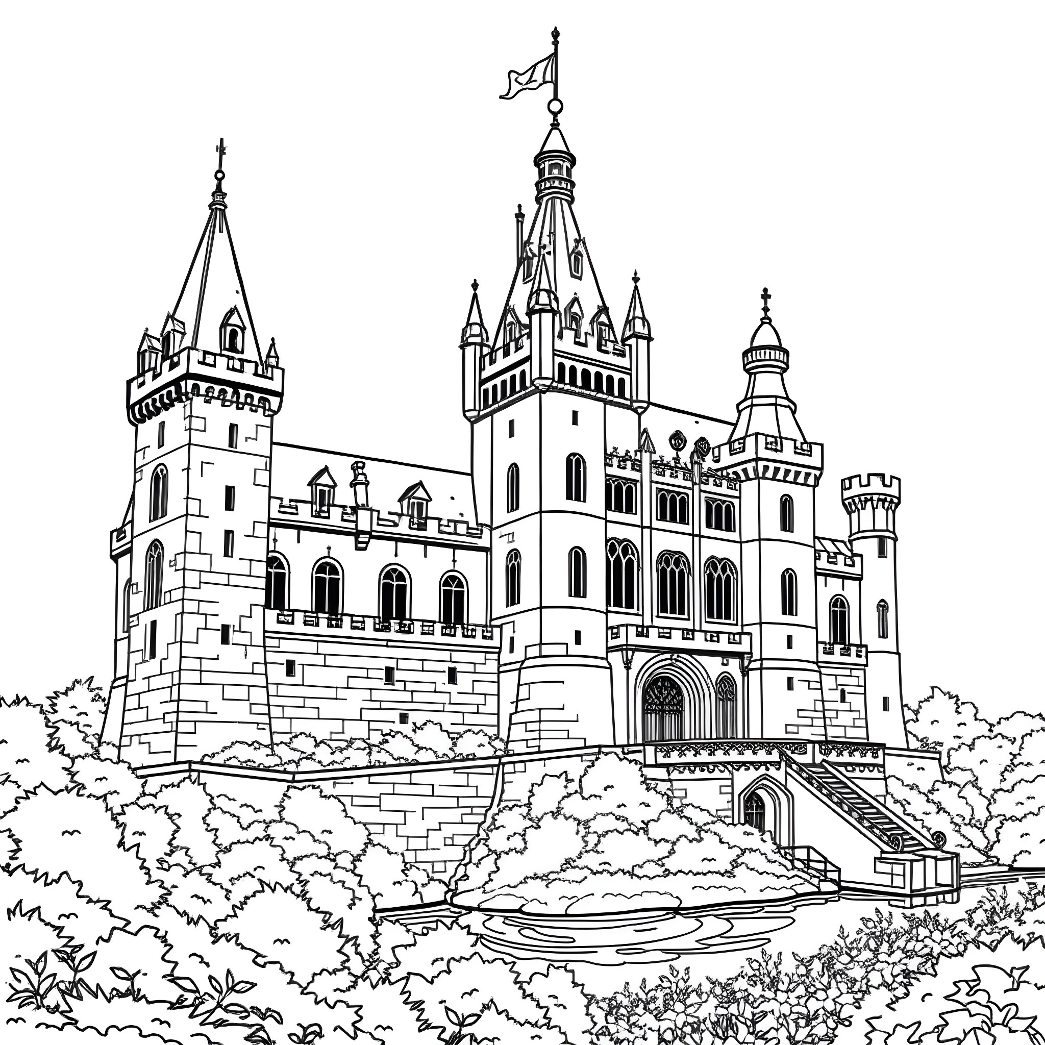 Best Castle Coloring Pages (Free Printable PDF)
