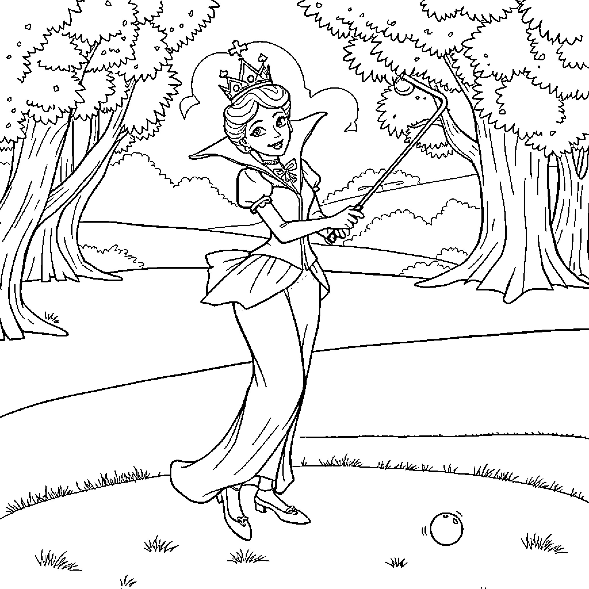 Best Queen of Hearts Coloring Pages (Free Printable PDF)