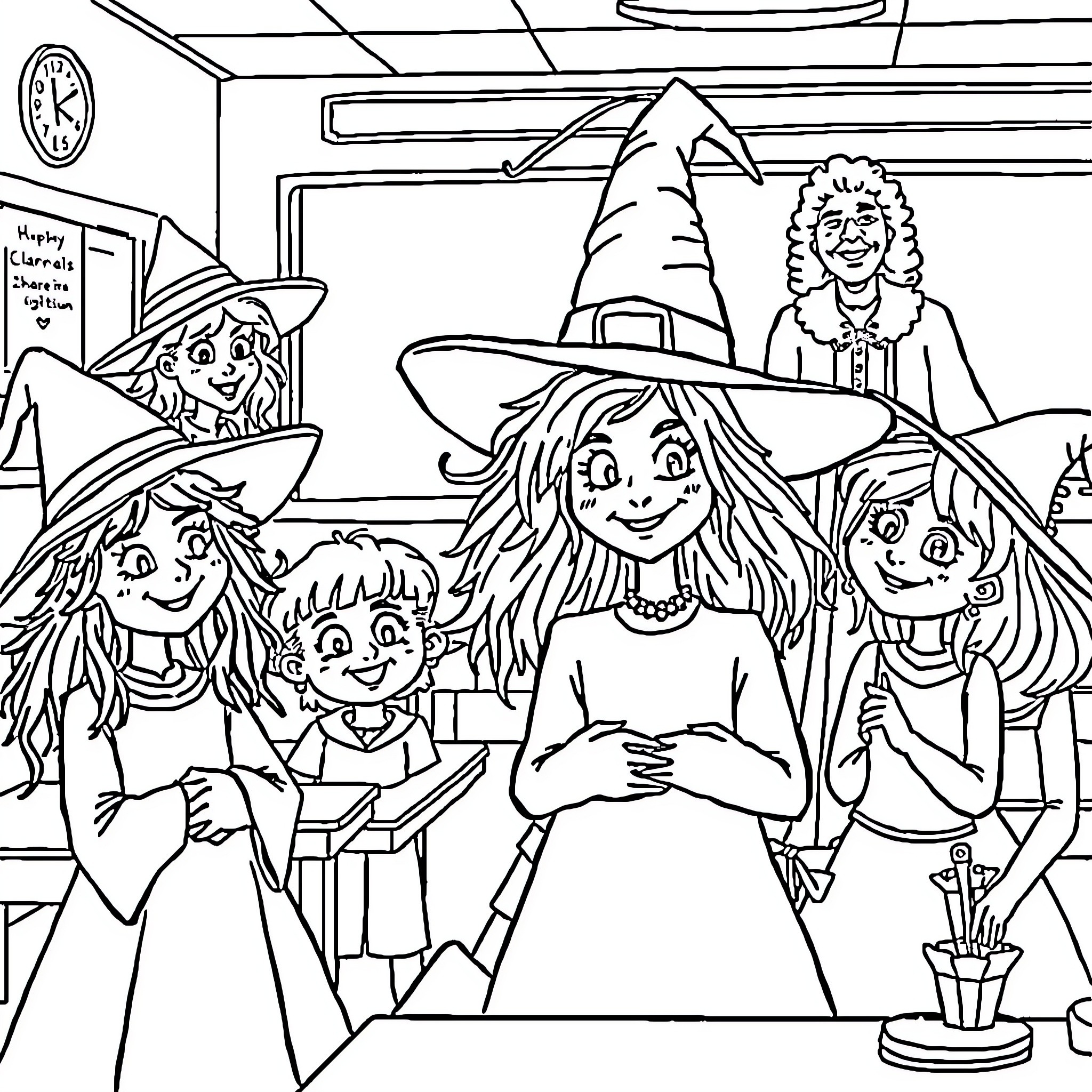 Best Witch Coloring Pages (Free Printable PDF)