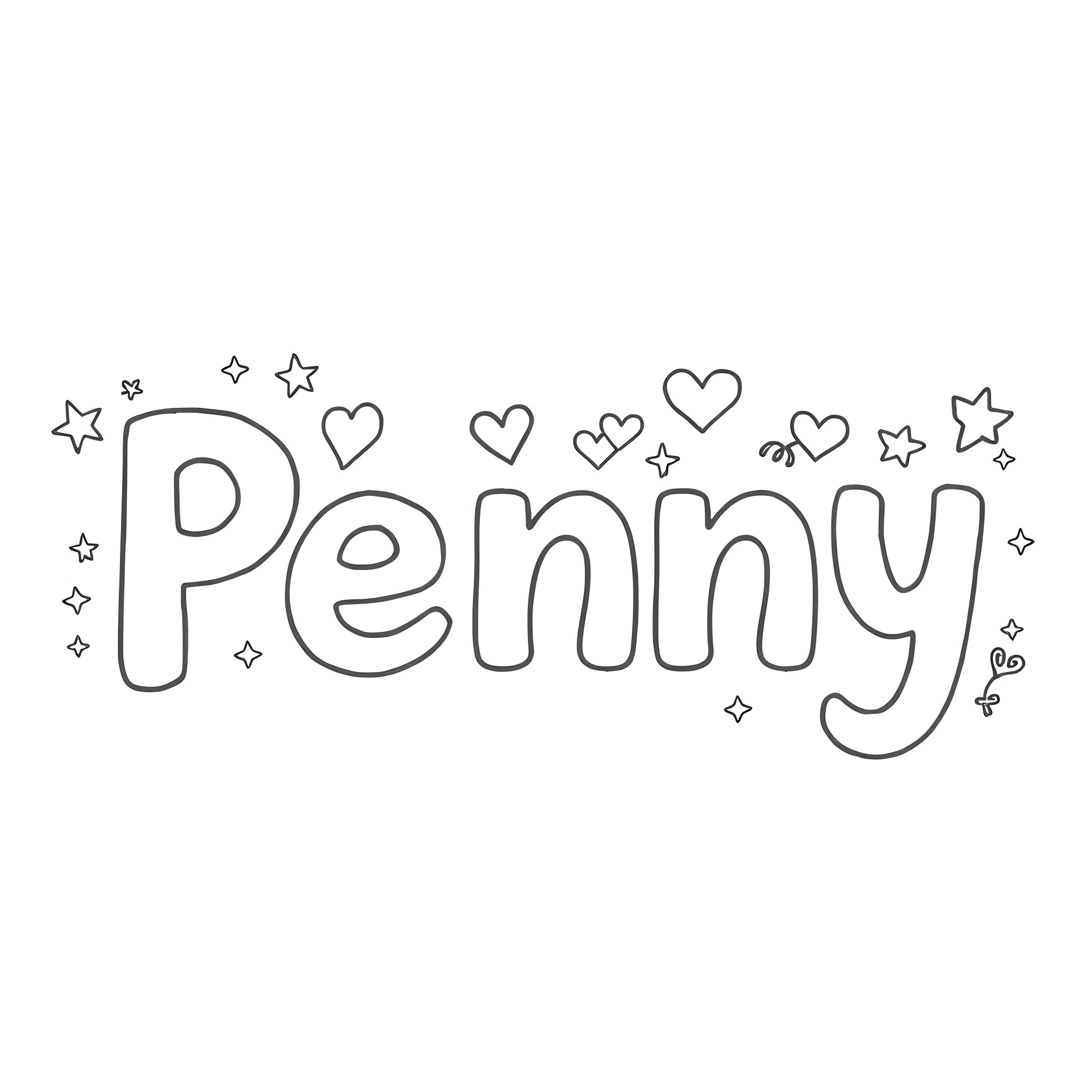 3 Best Penny Coloring Pages (Free Printable PDFs)