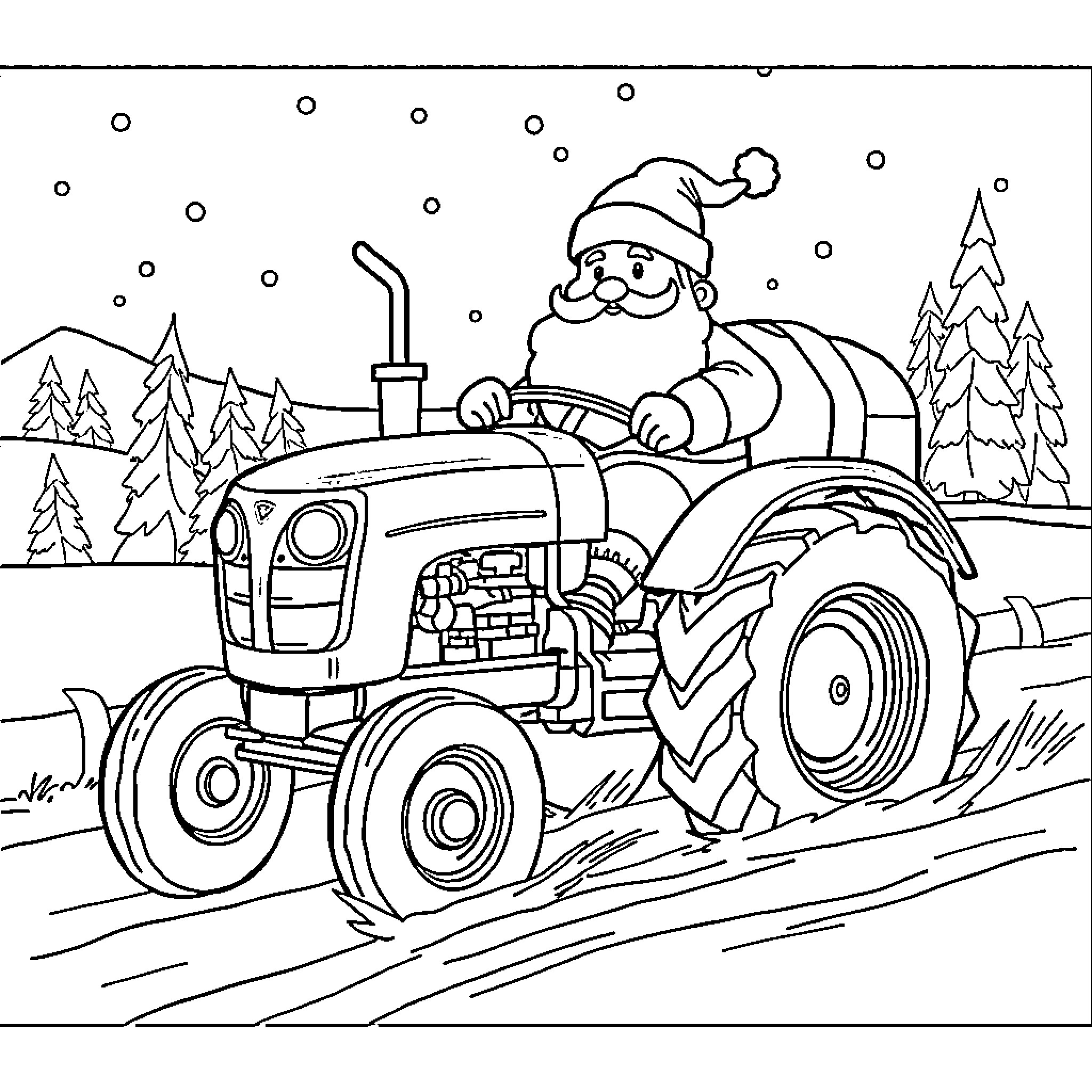 Best Santa Claus Coloring Pages (Free Printable PDF)