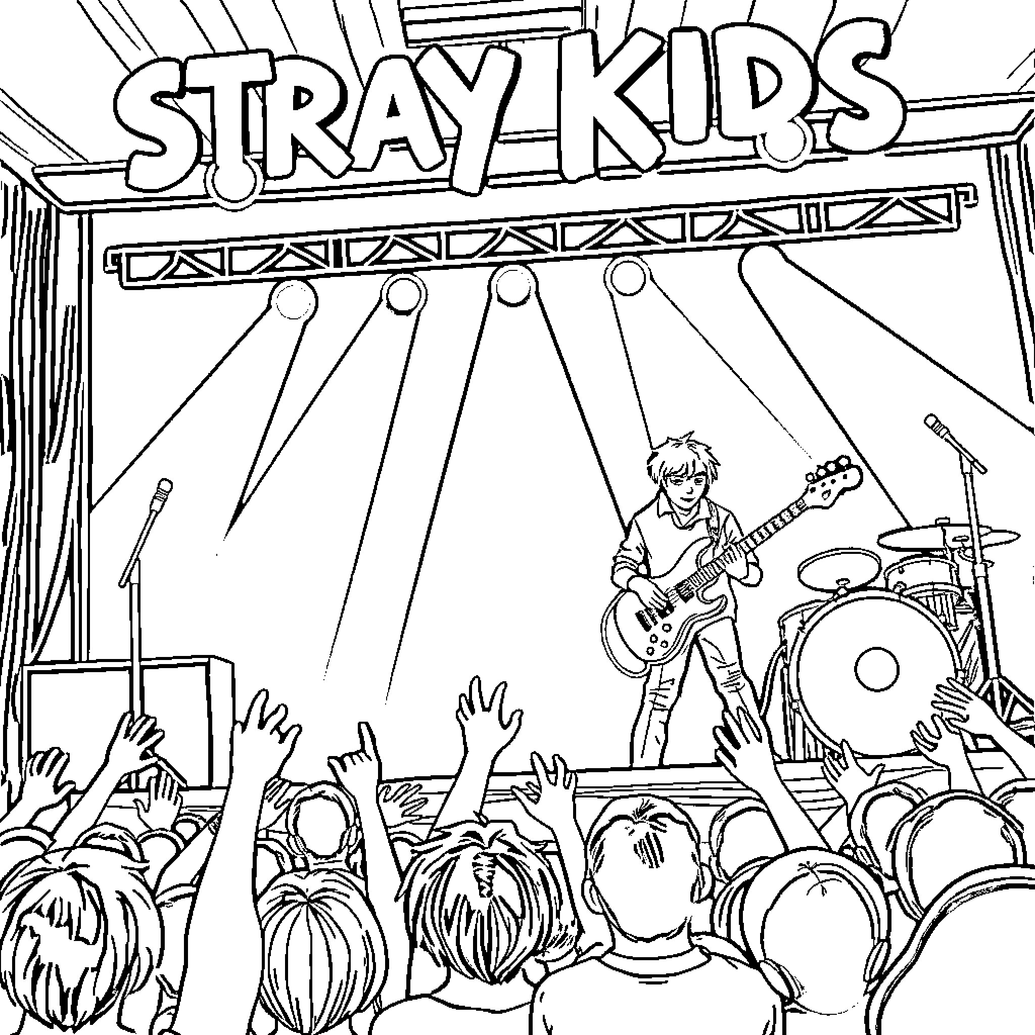 Best Stray Kids Coloring Pages (Free Printable PDF)