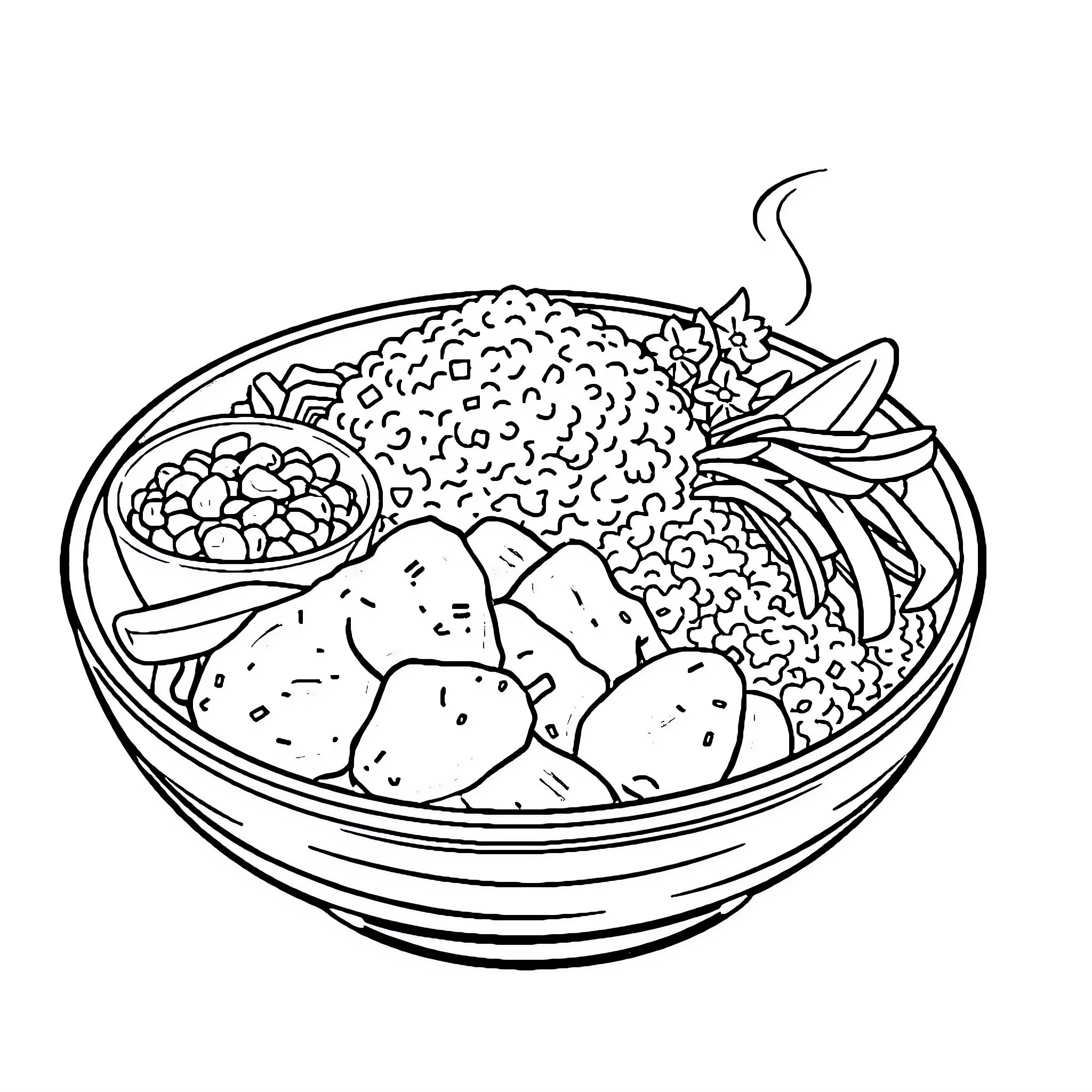 Best Korean Food Coloring Pages (Free Printable PDF)