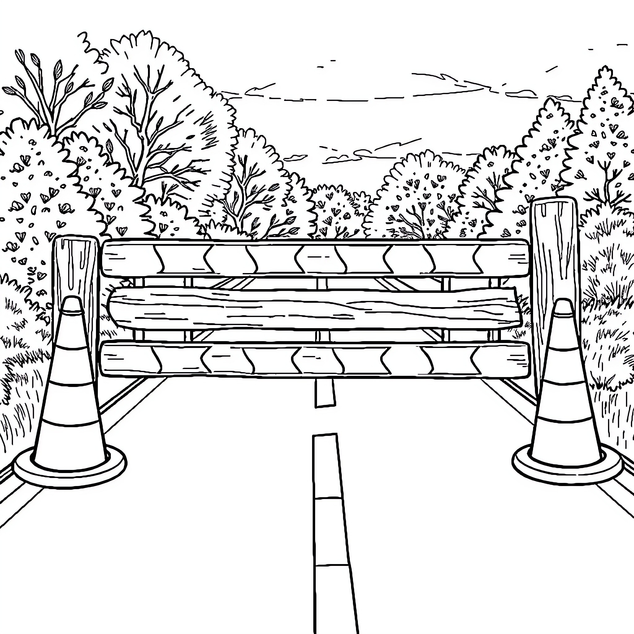 4 Best Roadblock Coloring Pages (Free Printable PDFs)