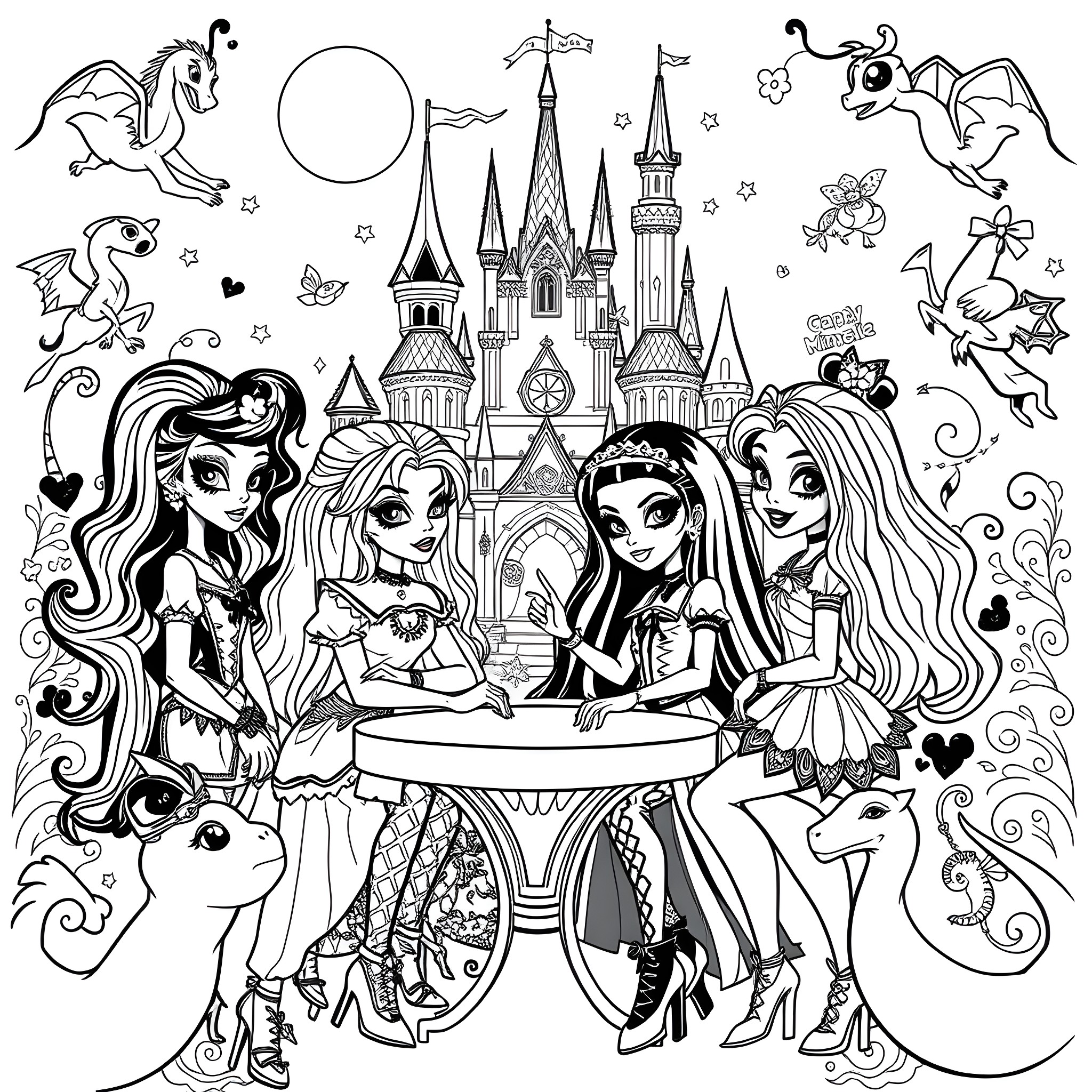 Best Monster High Coloring Pages (Free Printable PDF)