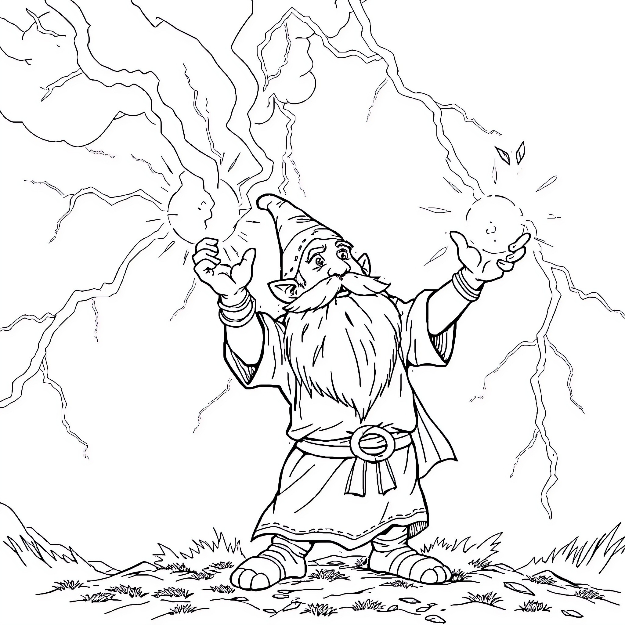 Best Druid Coloring Pages (Free Printable PDF)