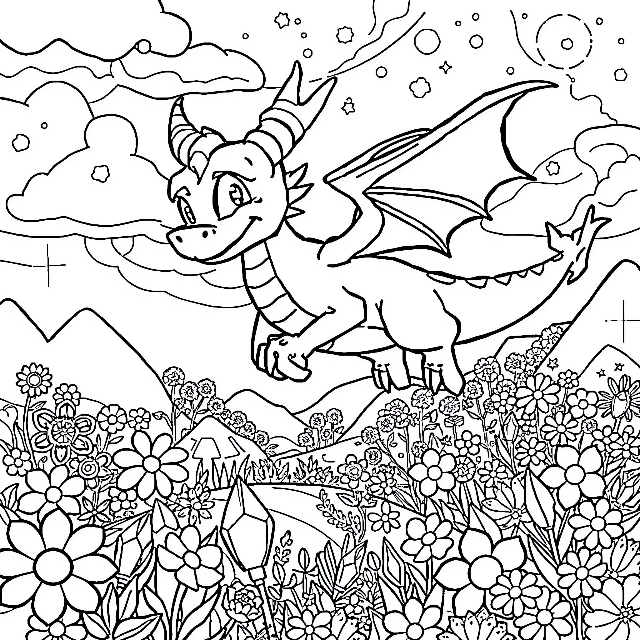 Best Spyro Coloring Pages (Free Printable PDF)