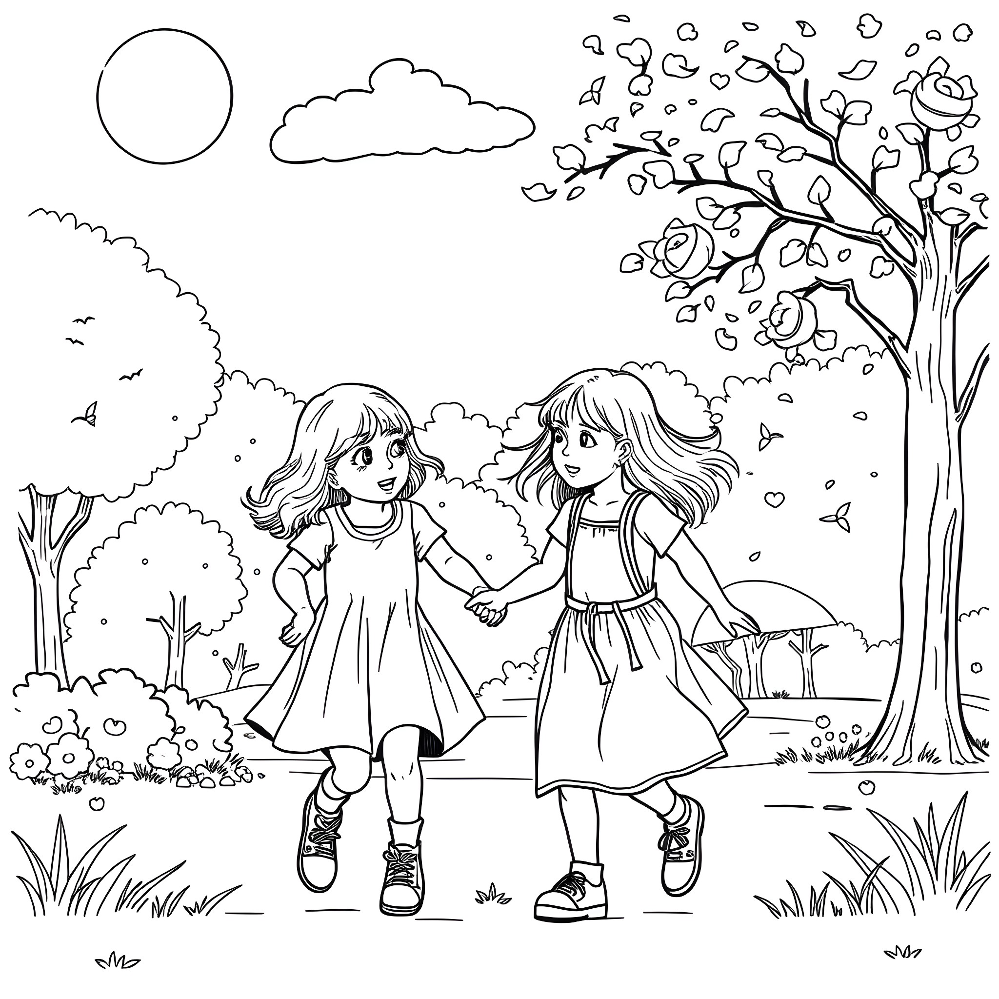 Best Sister Coloring Pages (Free Printable PDF)