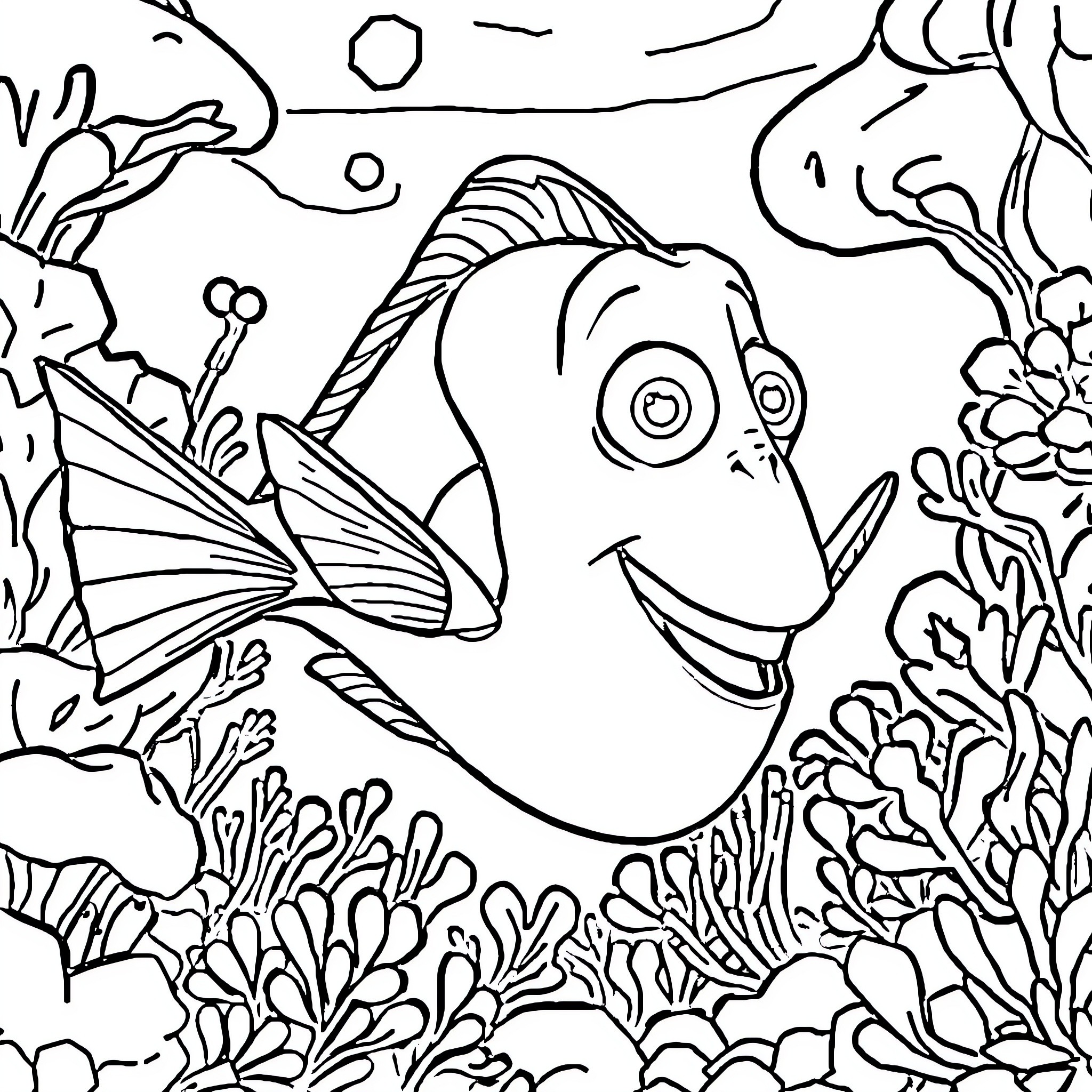 Best Dory Coloring Pages (Free Printable PDF)