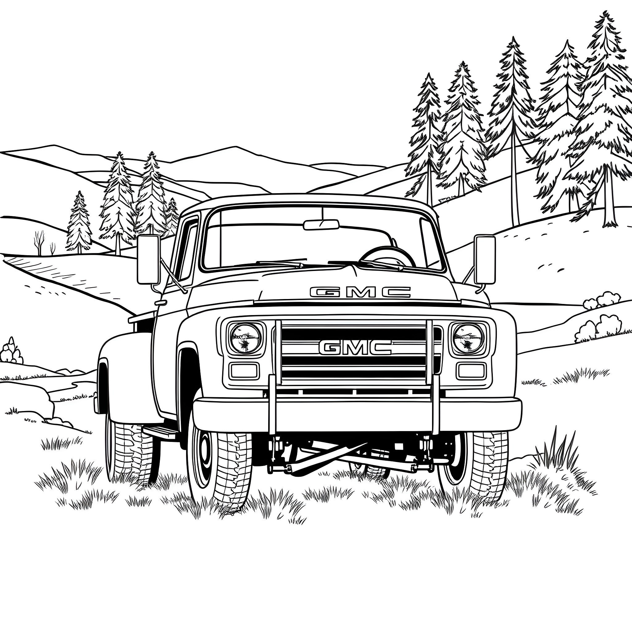 Best Gmc Coloring Pages (Free Printable PDF)