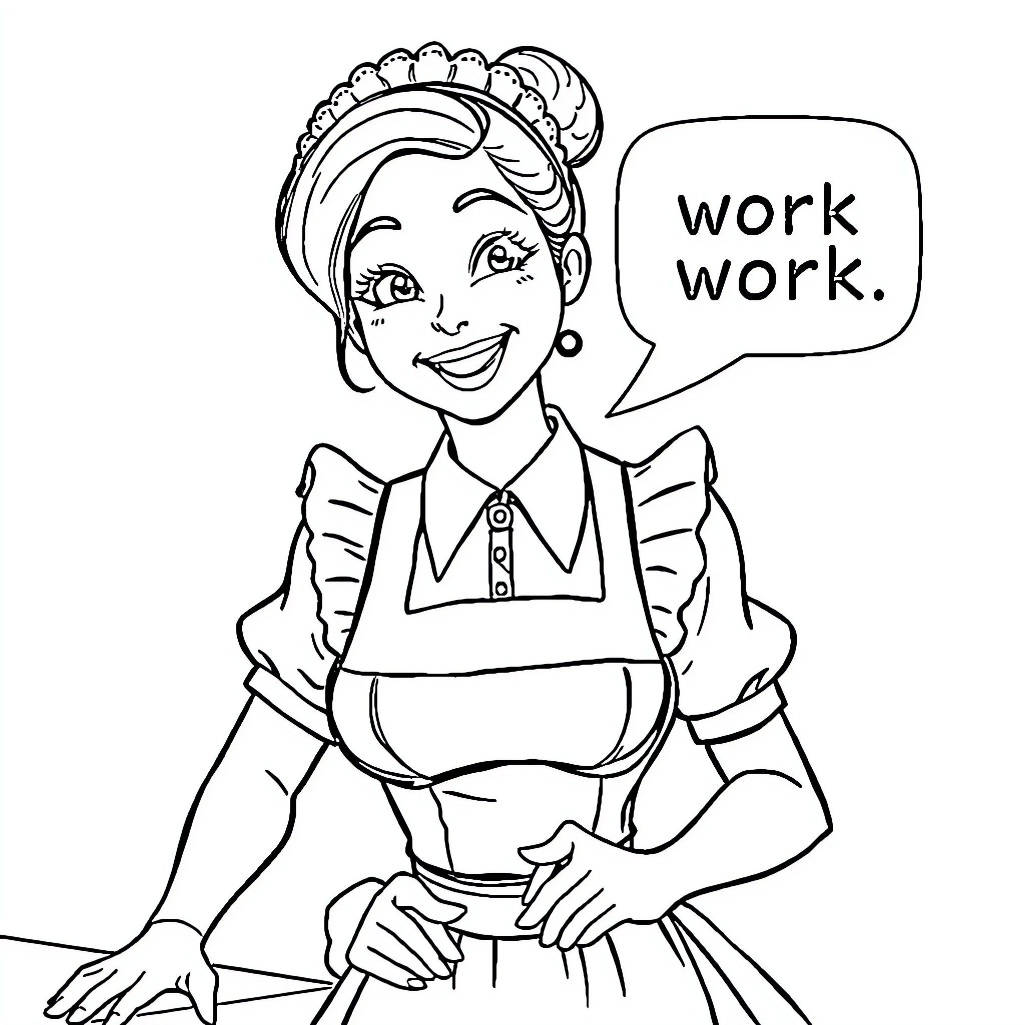8 Best Maid Coloring Pages (Free Printable PDFs)