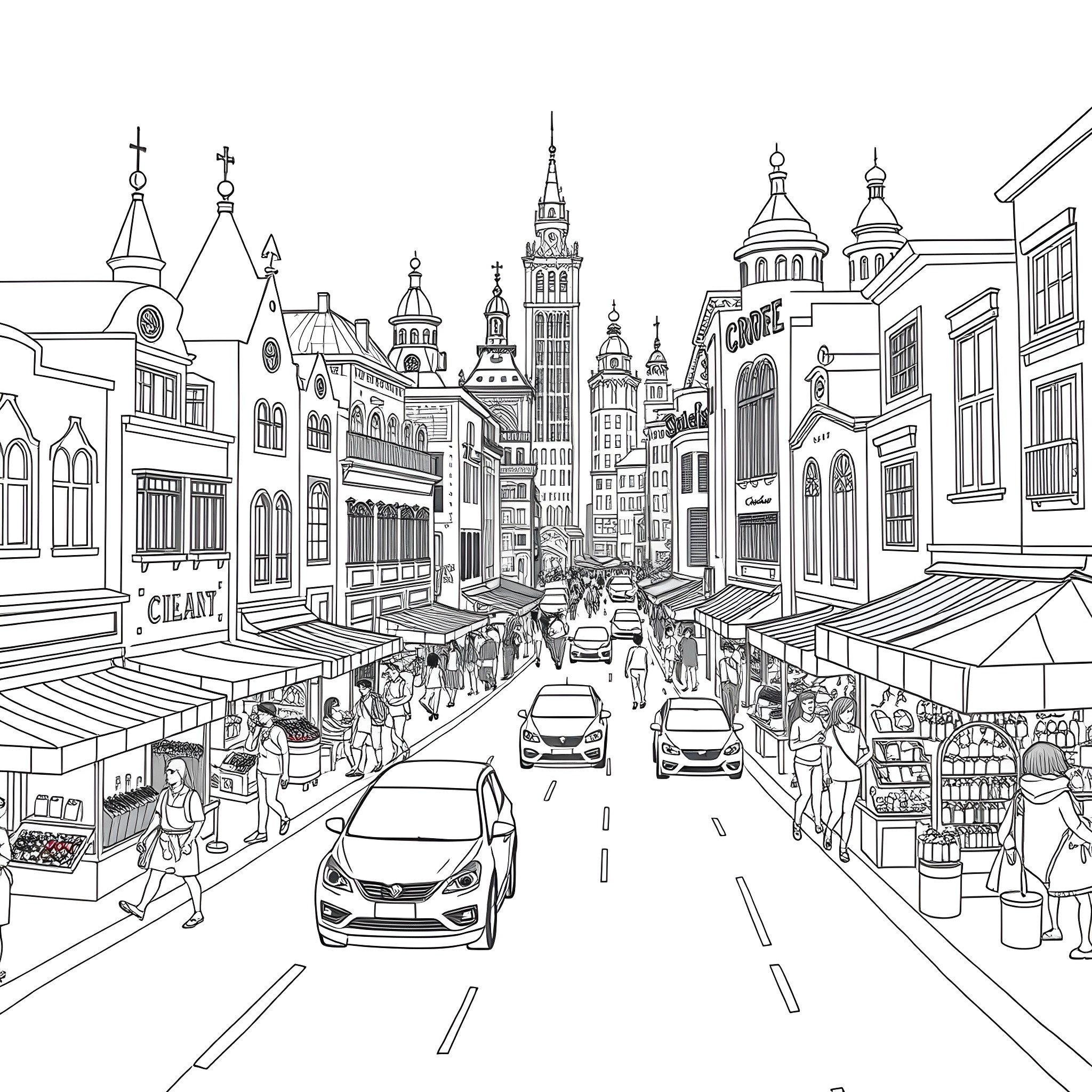 127 Best City Coloring Pages (Free Printable PDFs)