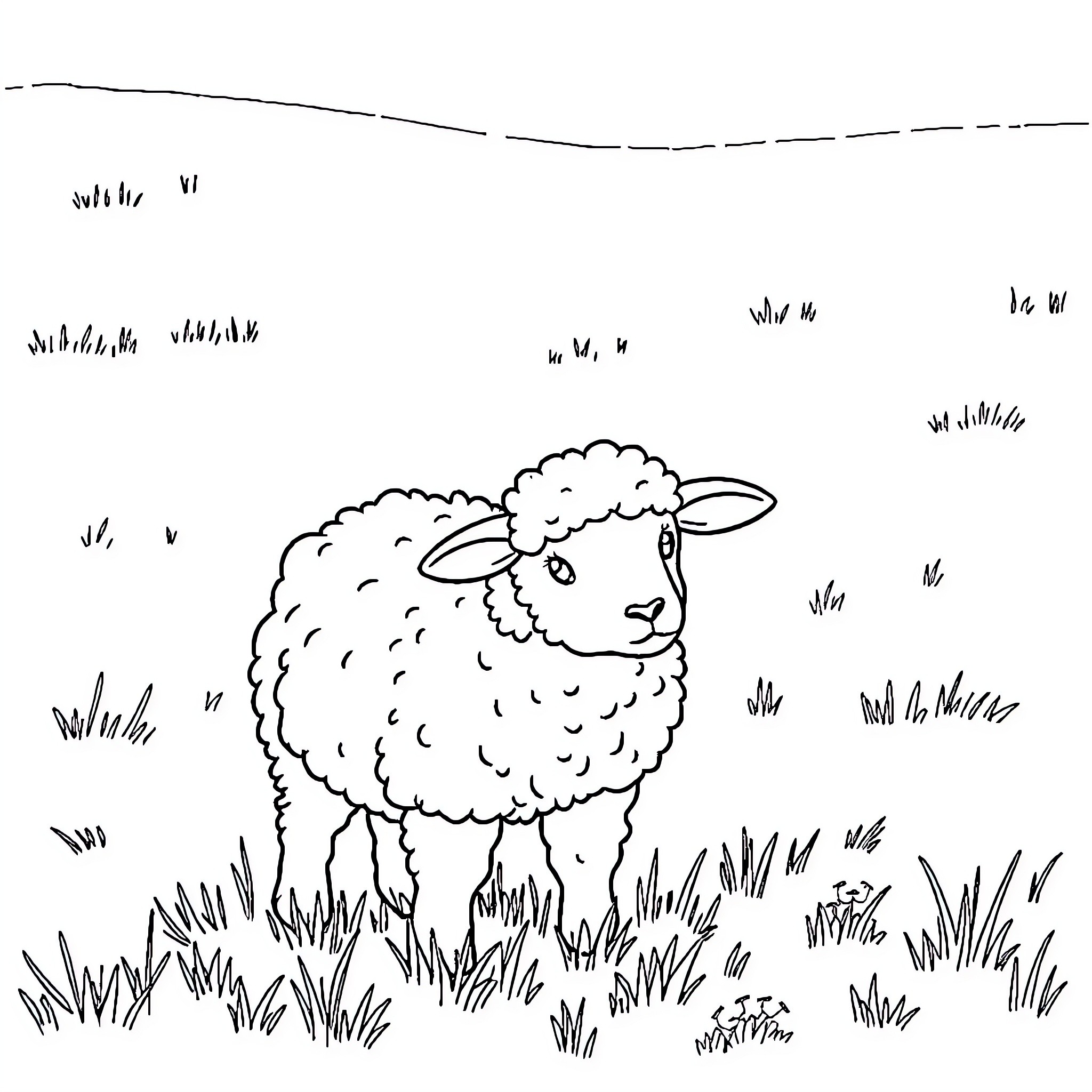 106 Best Sheep Coloring Pages (Free Printable PDFs)