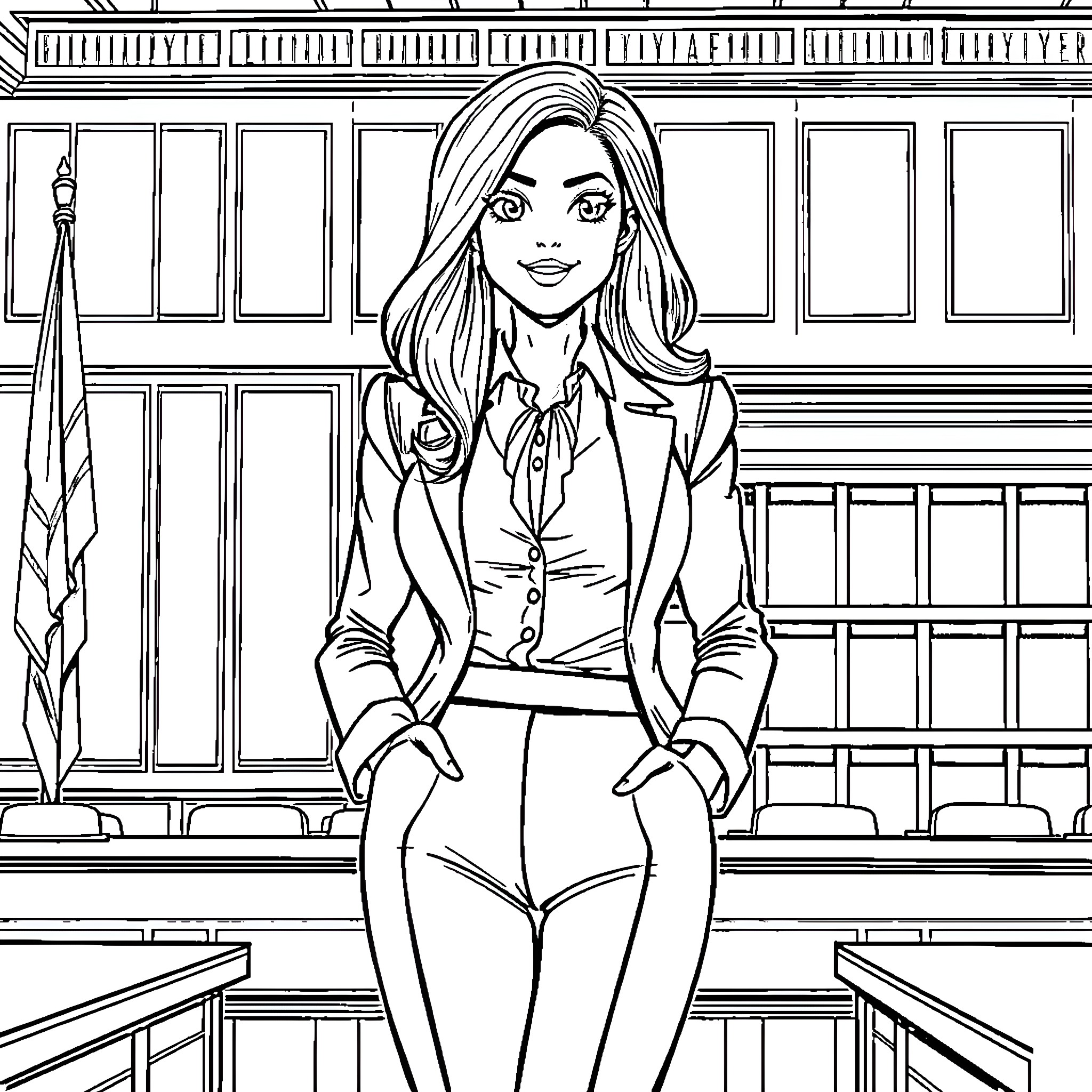 18 Best Lawyer Coloring Pages (Free Printable PDFs)