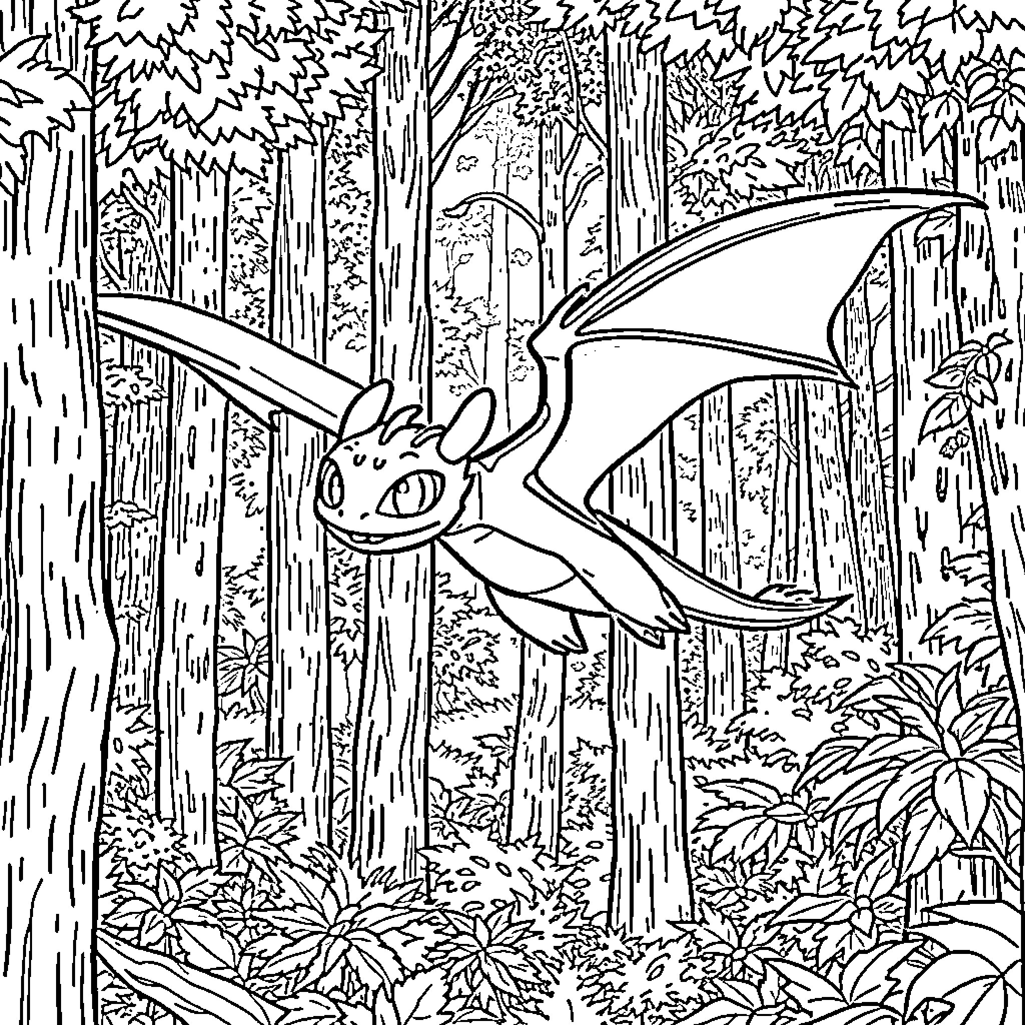 Best Toothless Coloring Pages (Free Printable PDF)