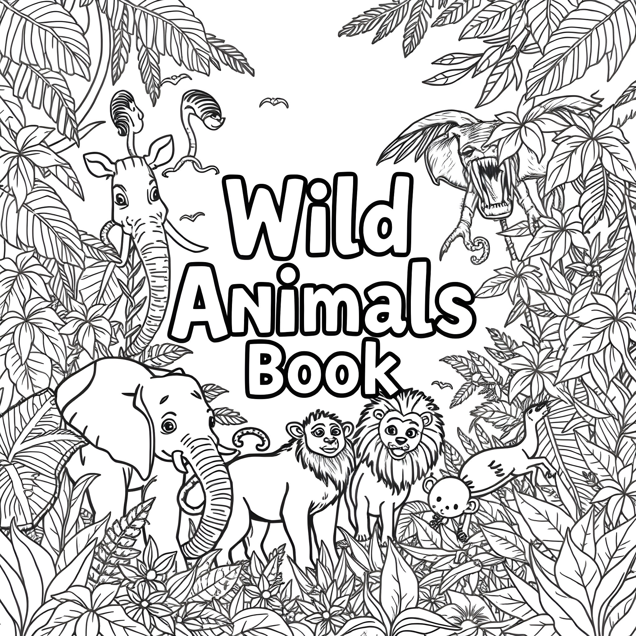 17 Best Wild Animal Coloring Pages (Free Printable PDFs)