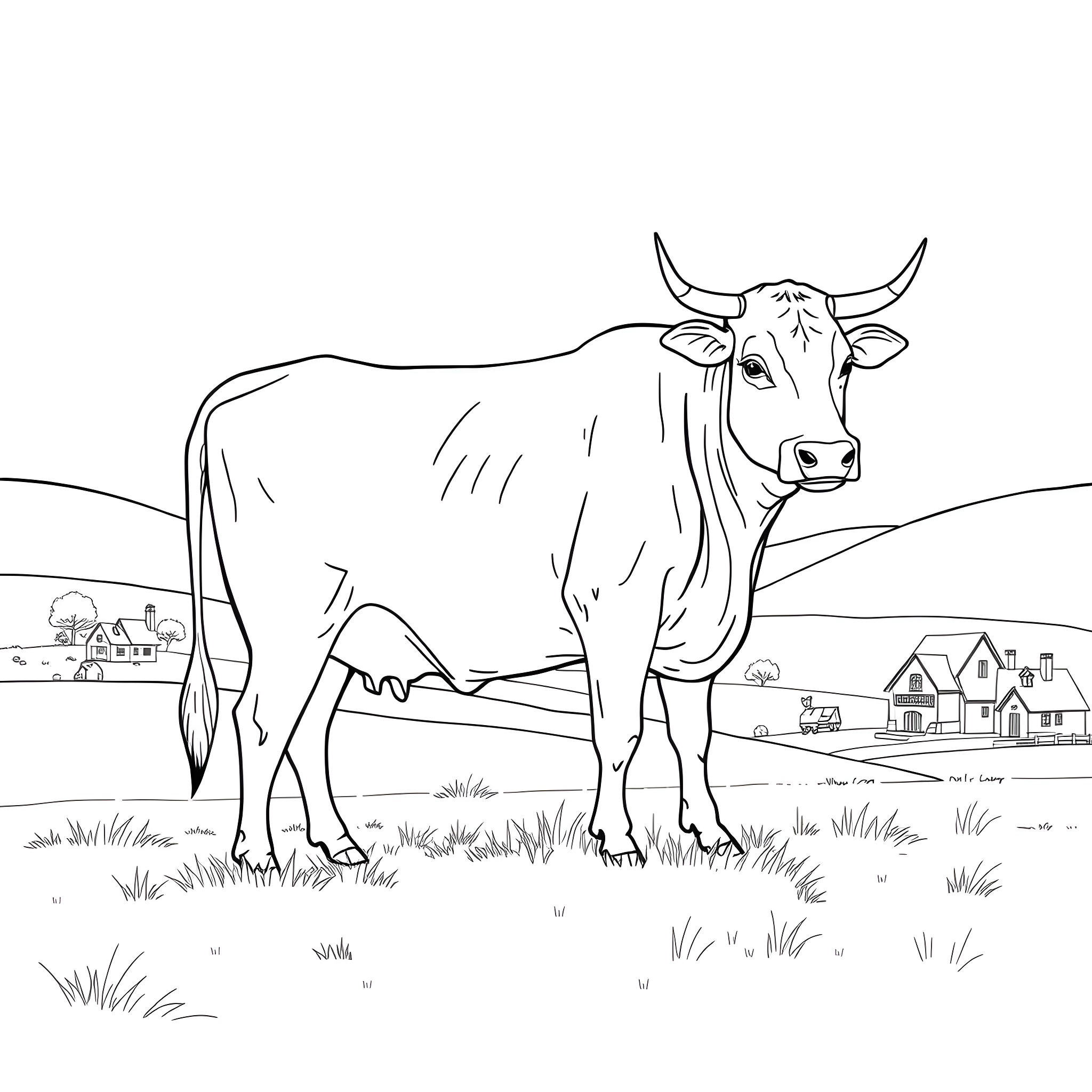 17 Best Cow Coloring Pages (Free Printable PDFs)