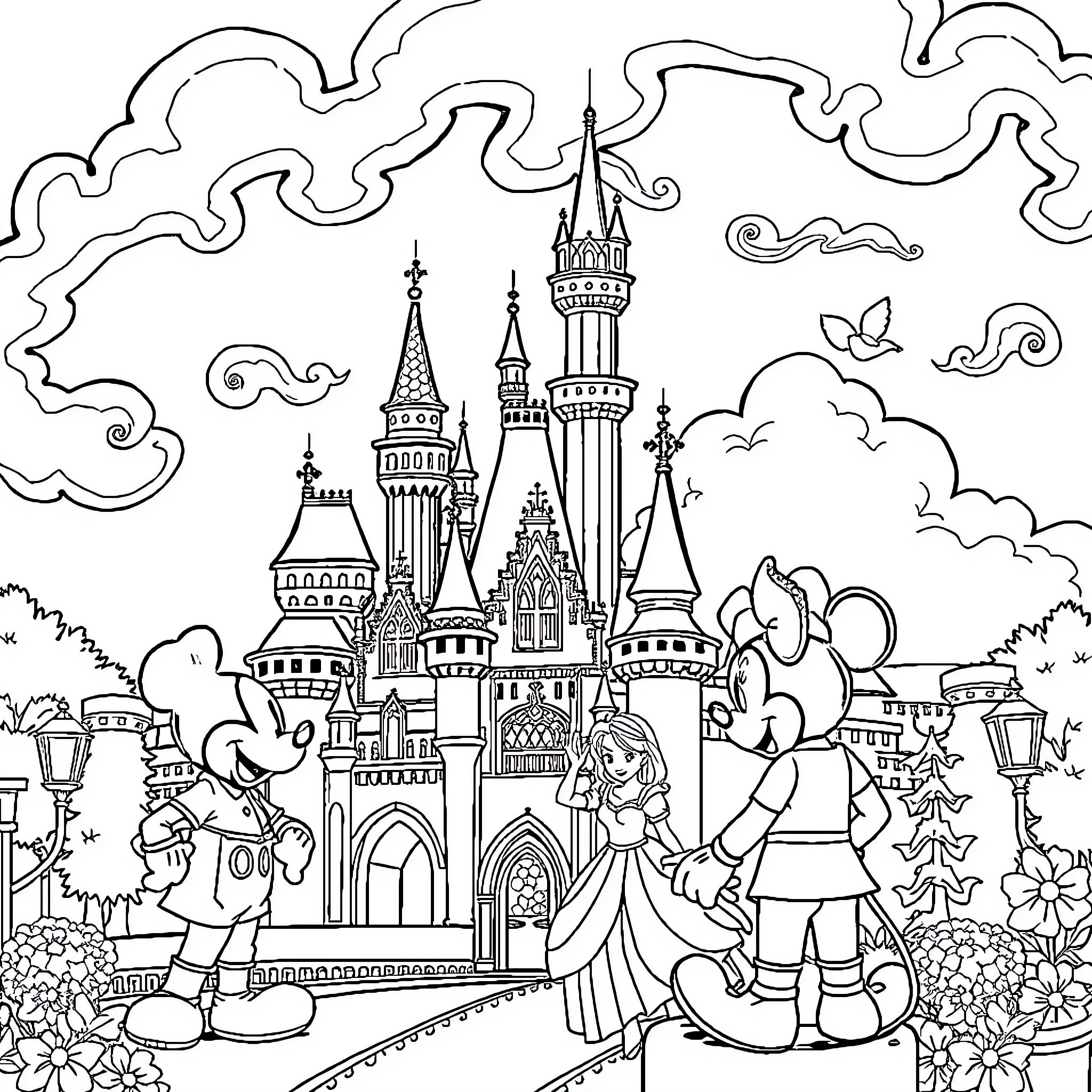 Best Disneyland Coloring Pages (Free Printable PDF)