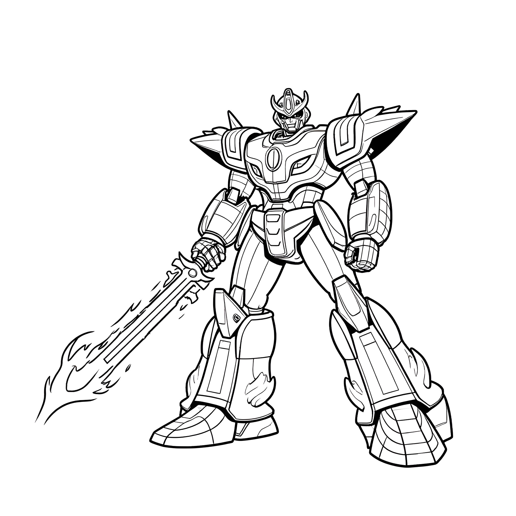Best Megazord Coloring Pages (Free Printable PDF)