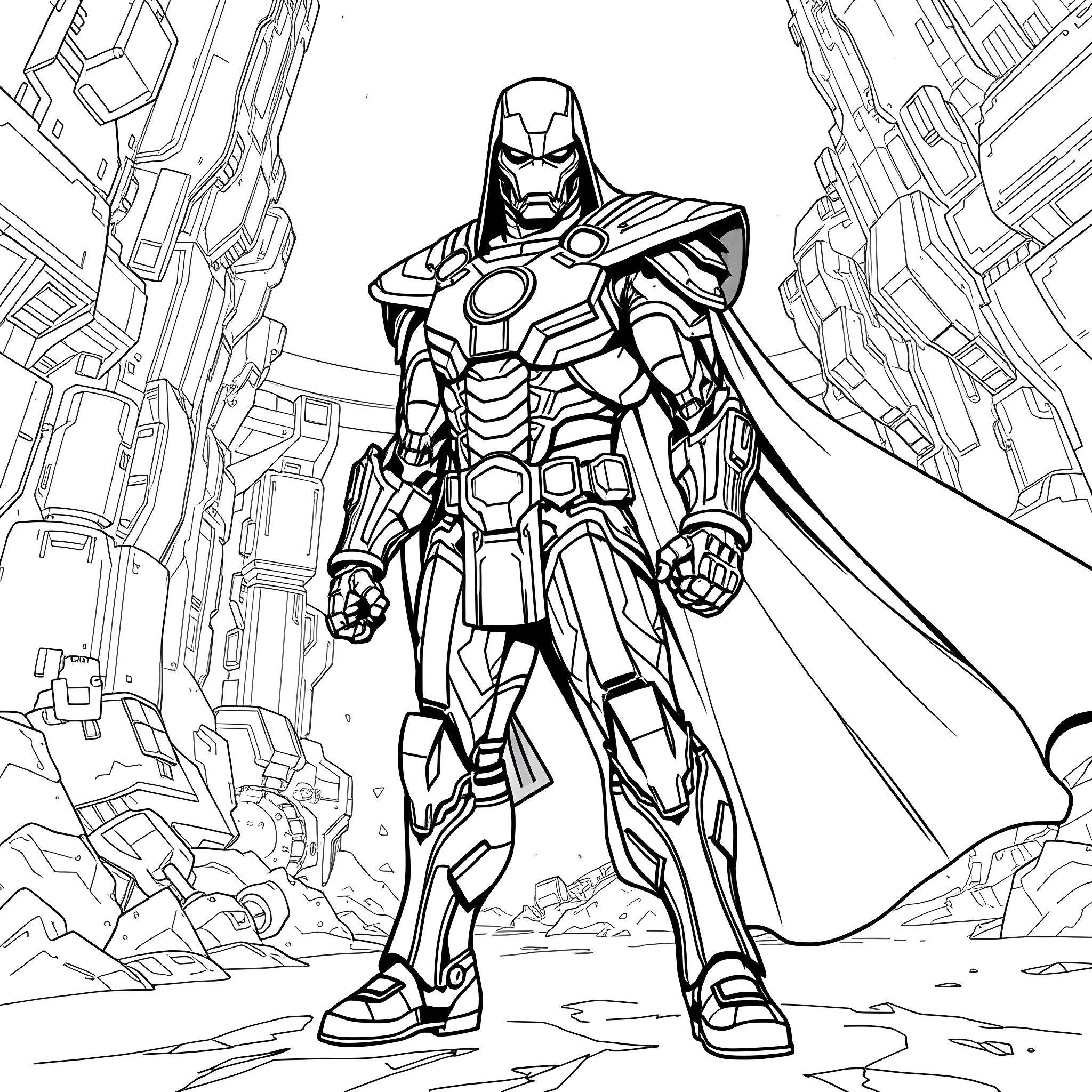 31 Best Doctor Doom Coloring Pages (Free Printable PDFs)