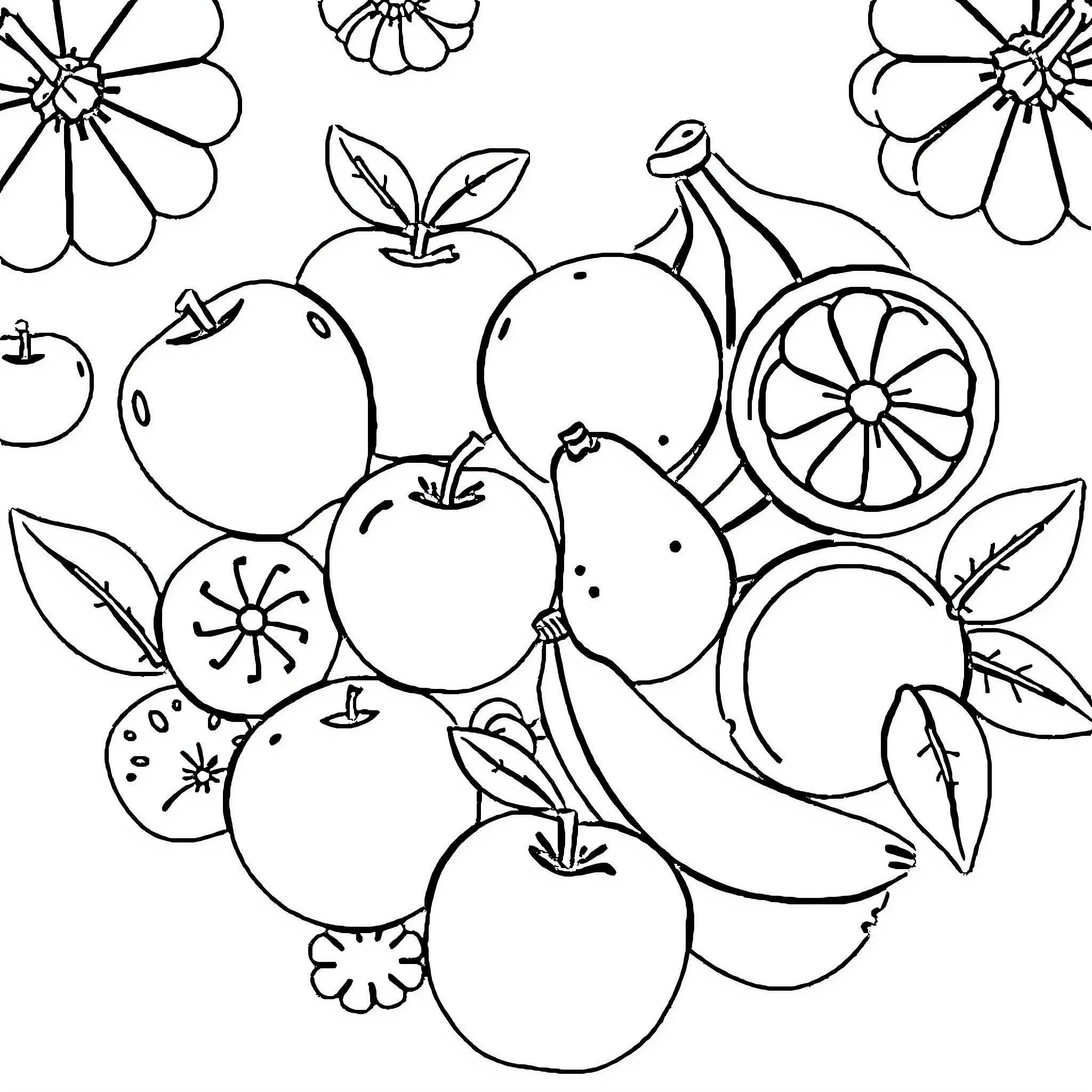 Best Fruit Coloring Pages (Free Printable PDF)