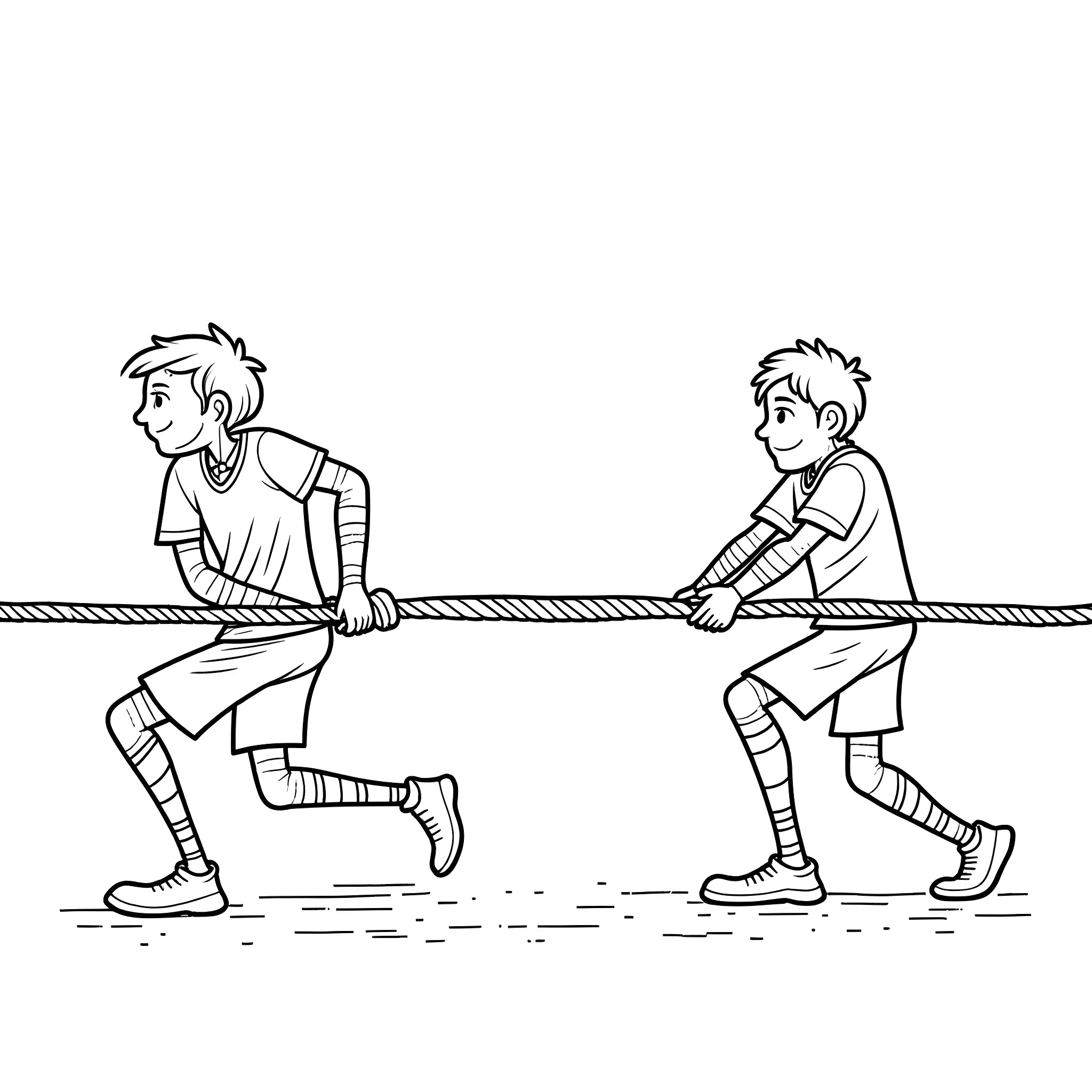 Best Tug a War Coloring Pages (Free Printable PDF)