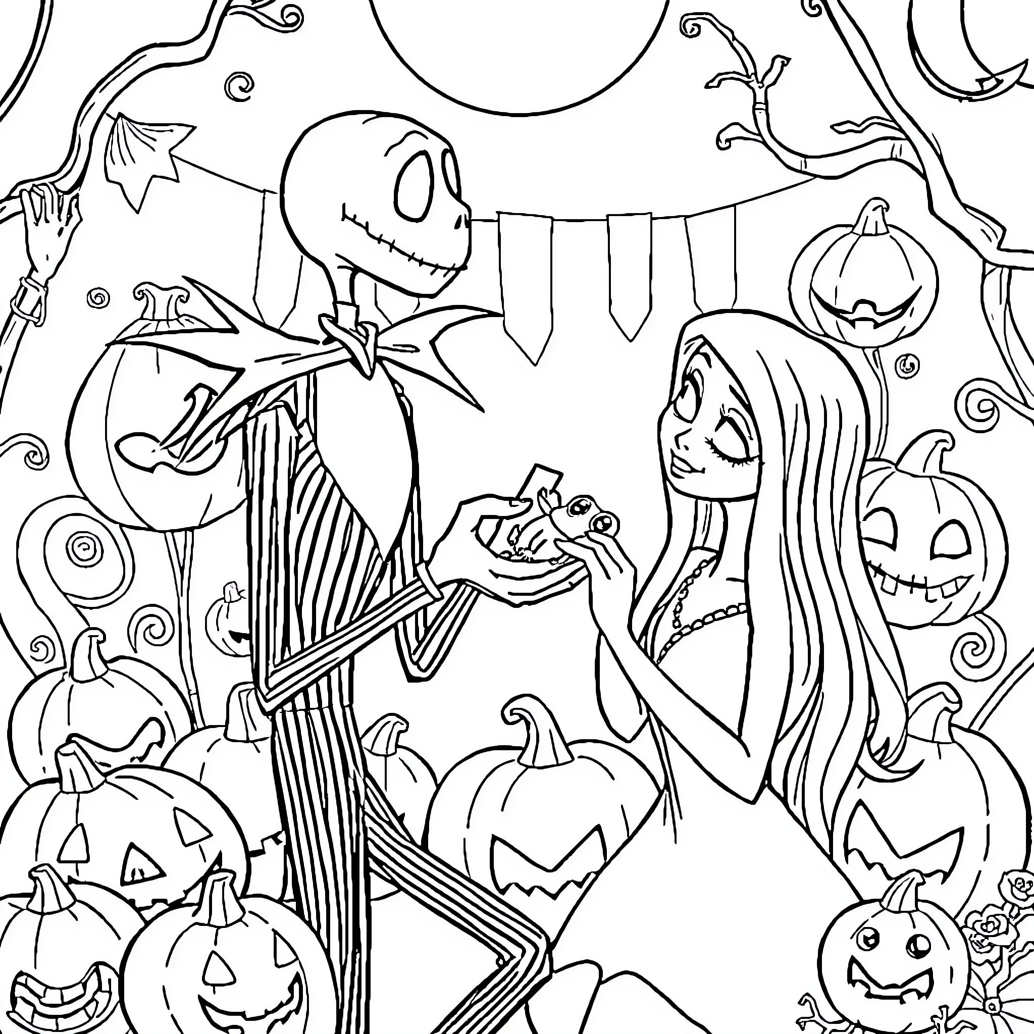 Best Jack Skellington Coloring Pages (Free Printable PDF)