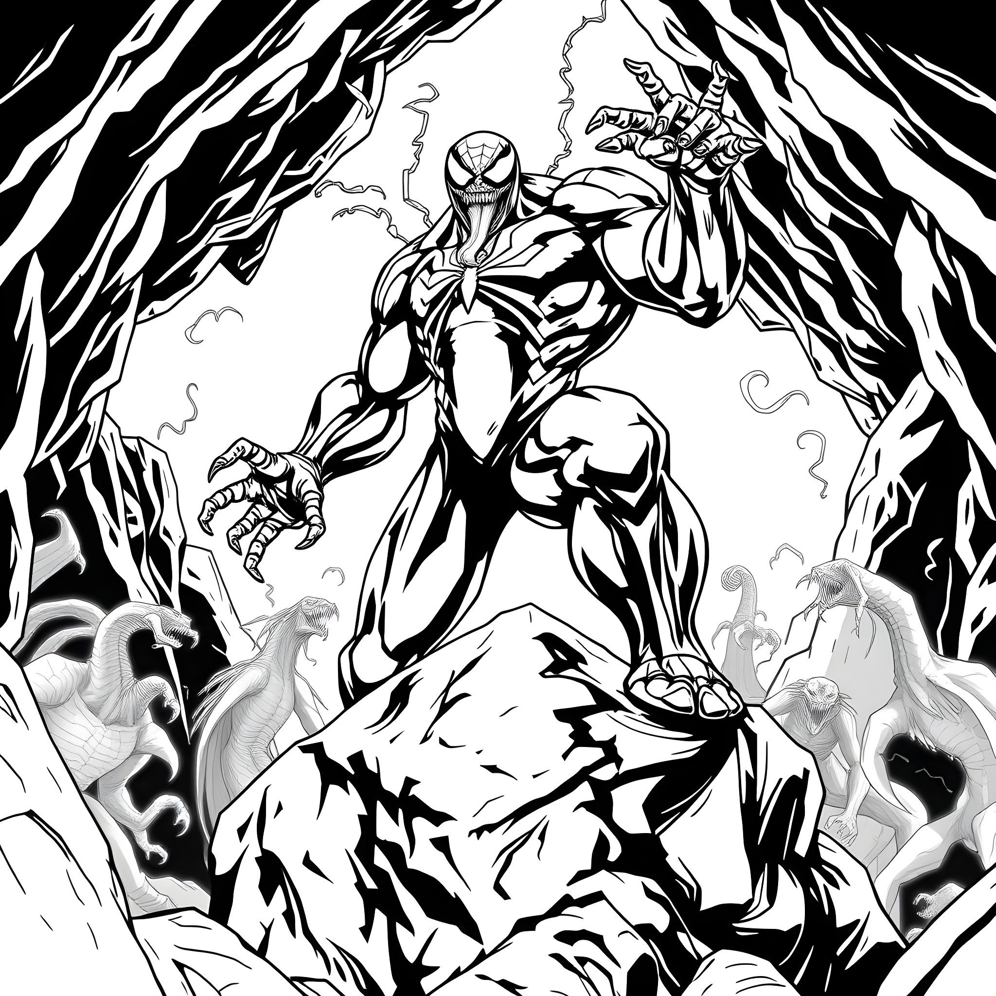 Best Venom Coloring Pages (Free Printable PDF)