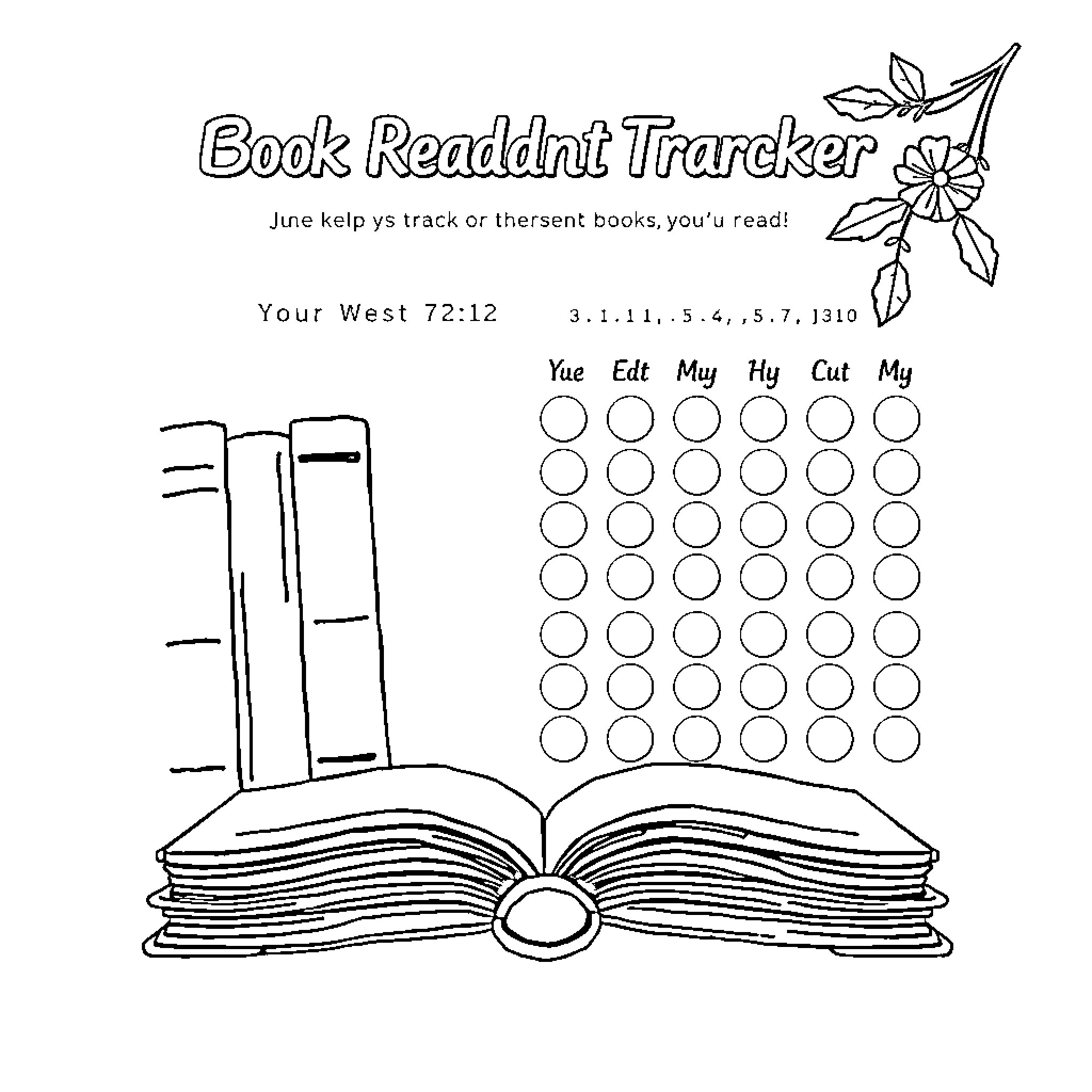 Best Book Coloring Pages (Free Printable PDF)