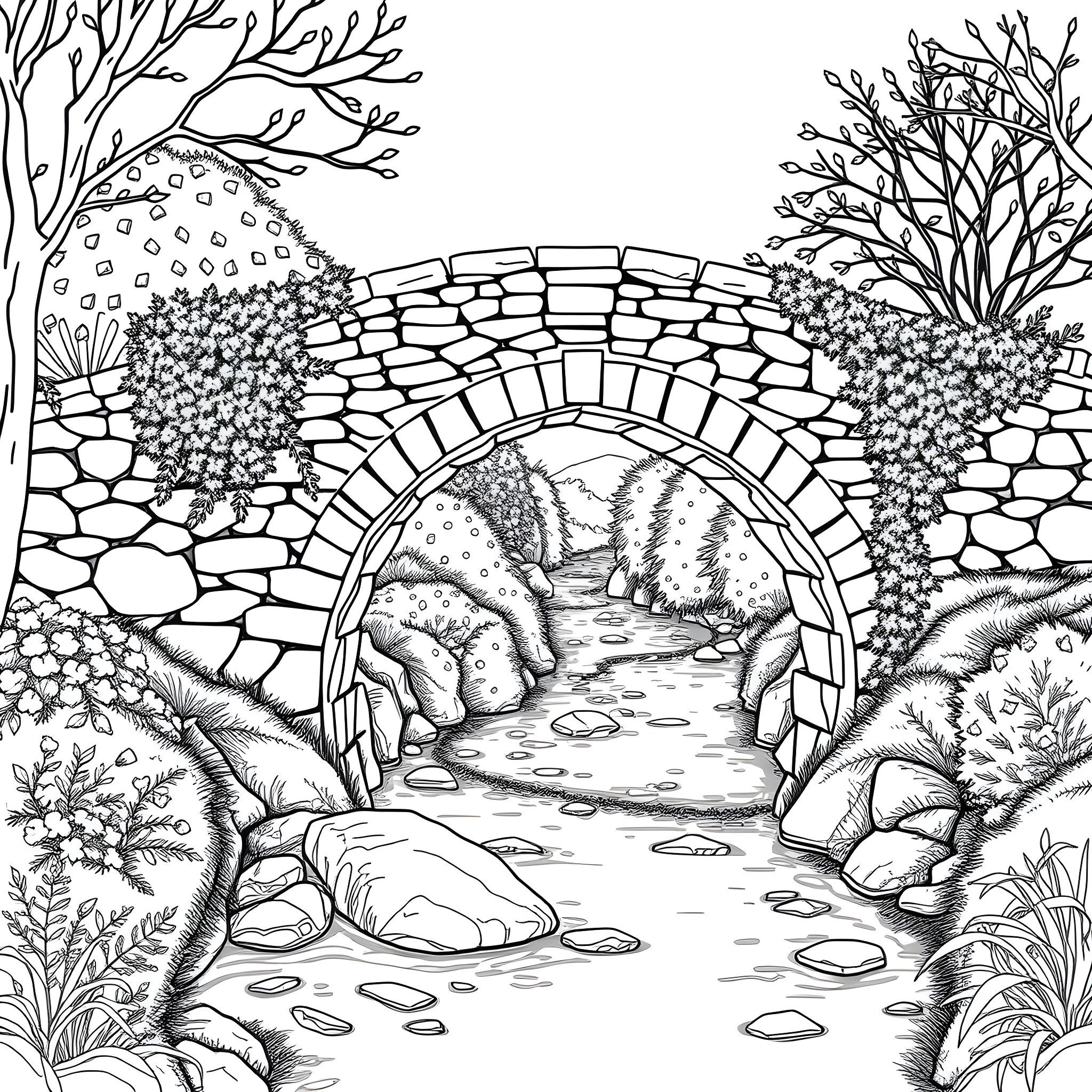 Best Bridge Coloring Pages (Free Printable PDF)
