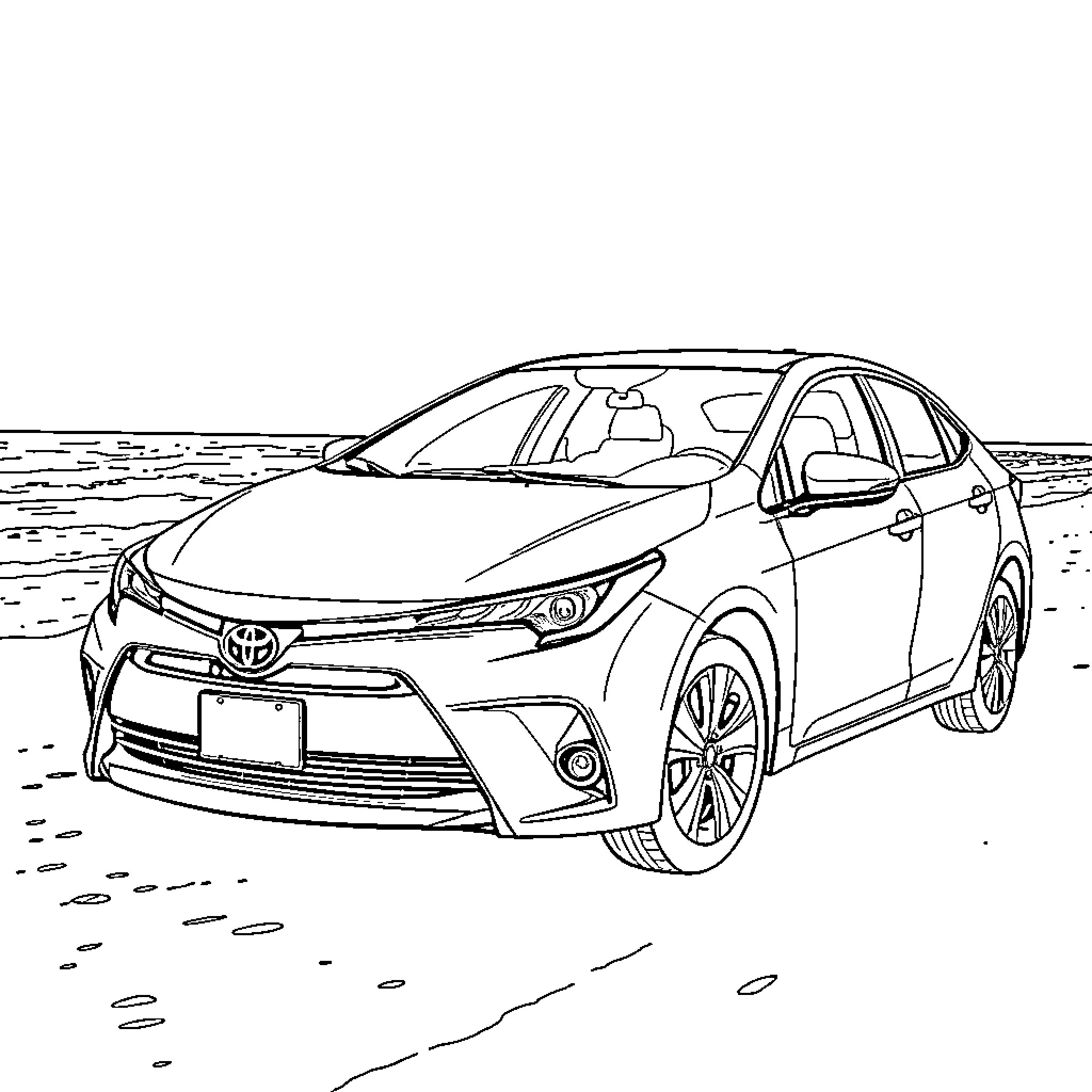 Best Toyota Corolla Coloring Pages (Free Printable PDF)